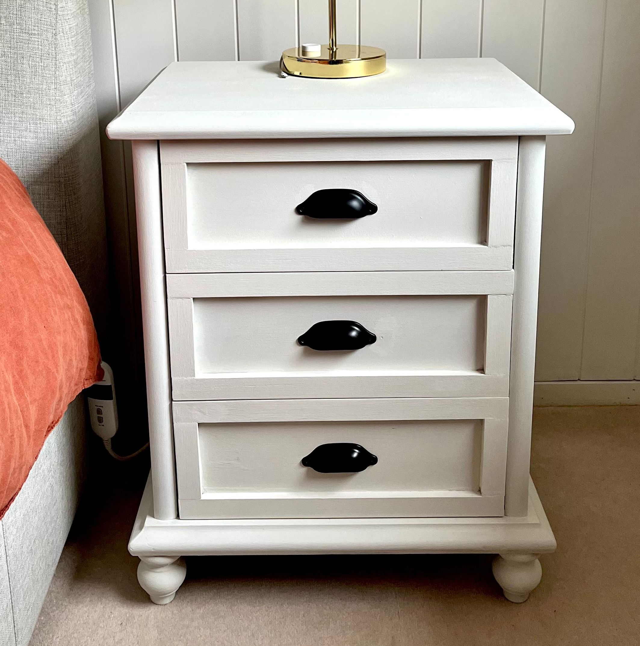 Hamptons-inspired bedside drawers | Bunnings Workshop community