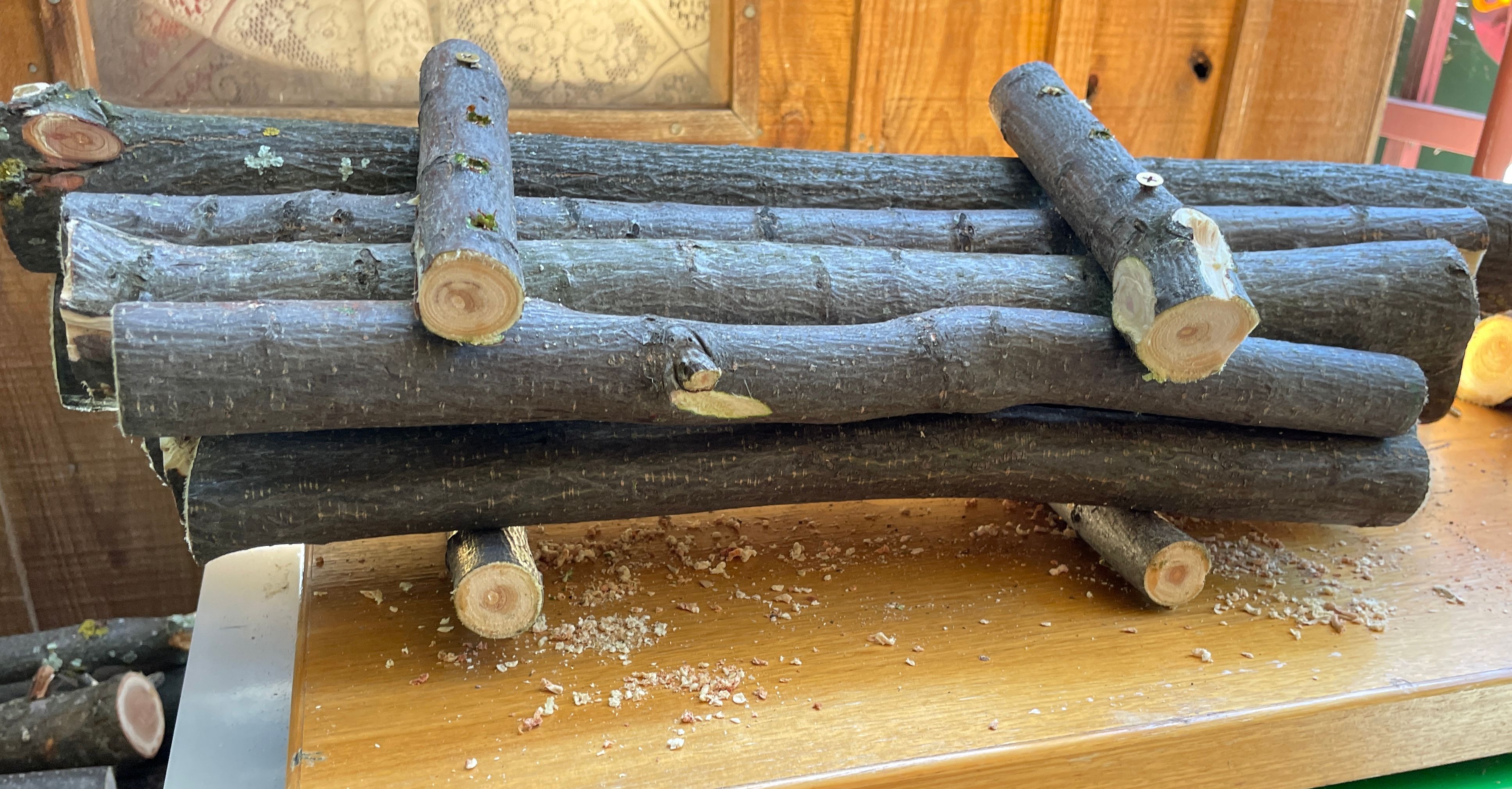 Tree branch decorative wheelbarrow | Bunnings Workshop community