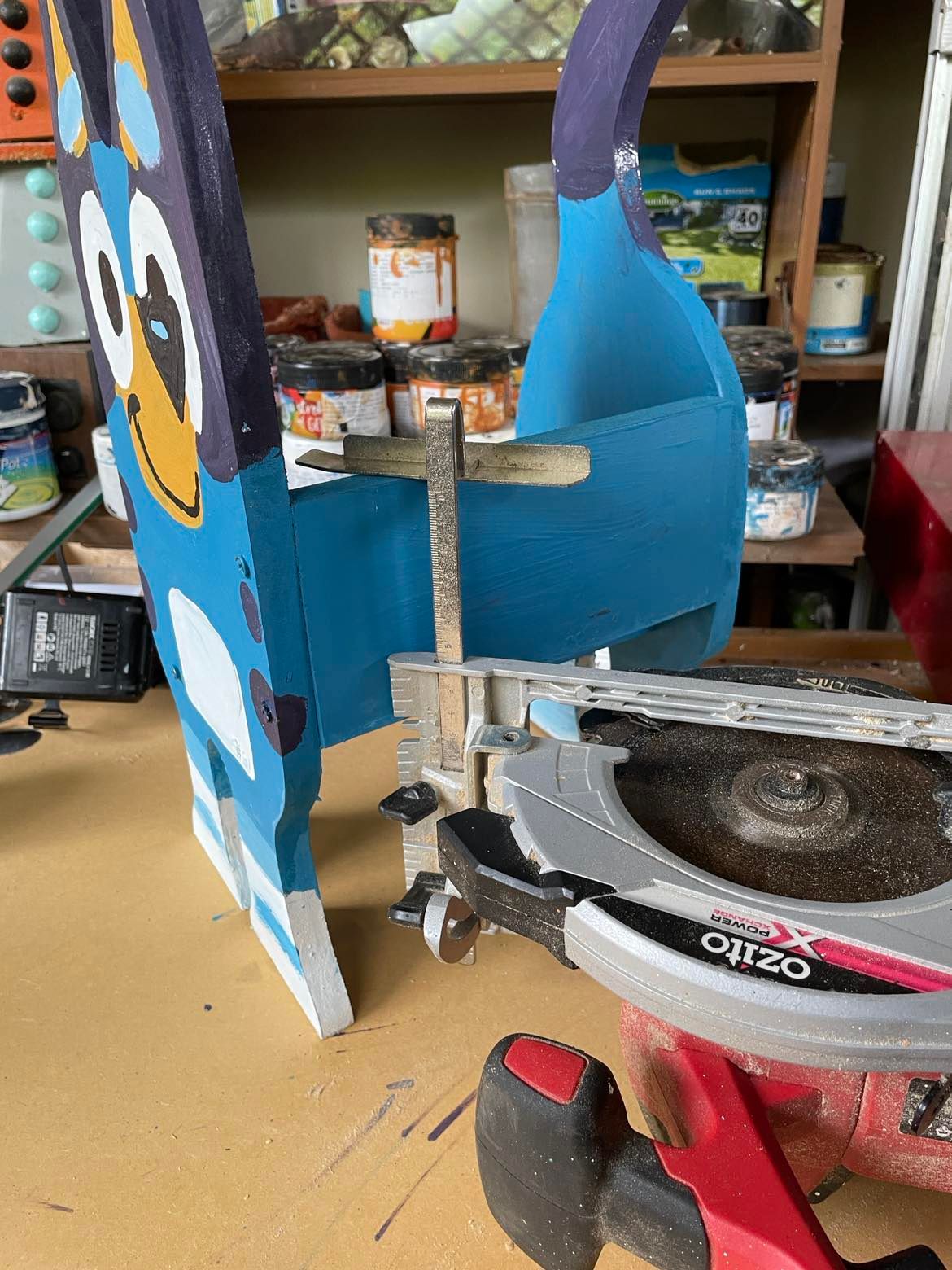 Bluey Dog planter and toy shelf as gifts | Bunnings Workshop community