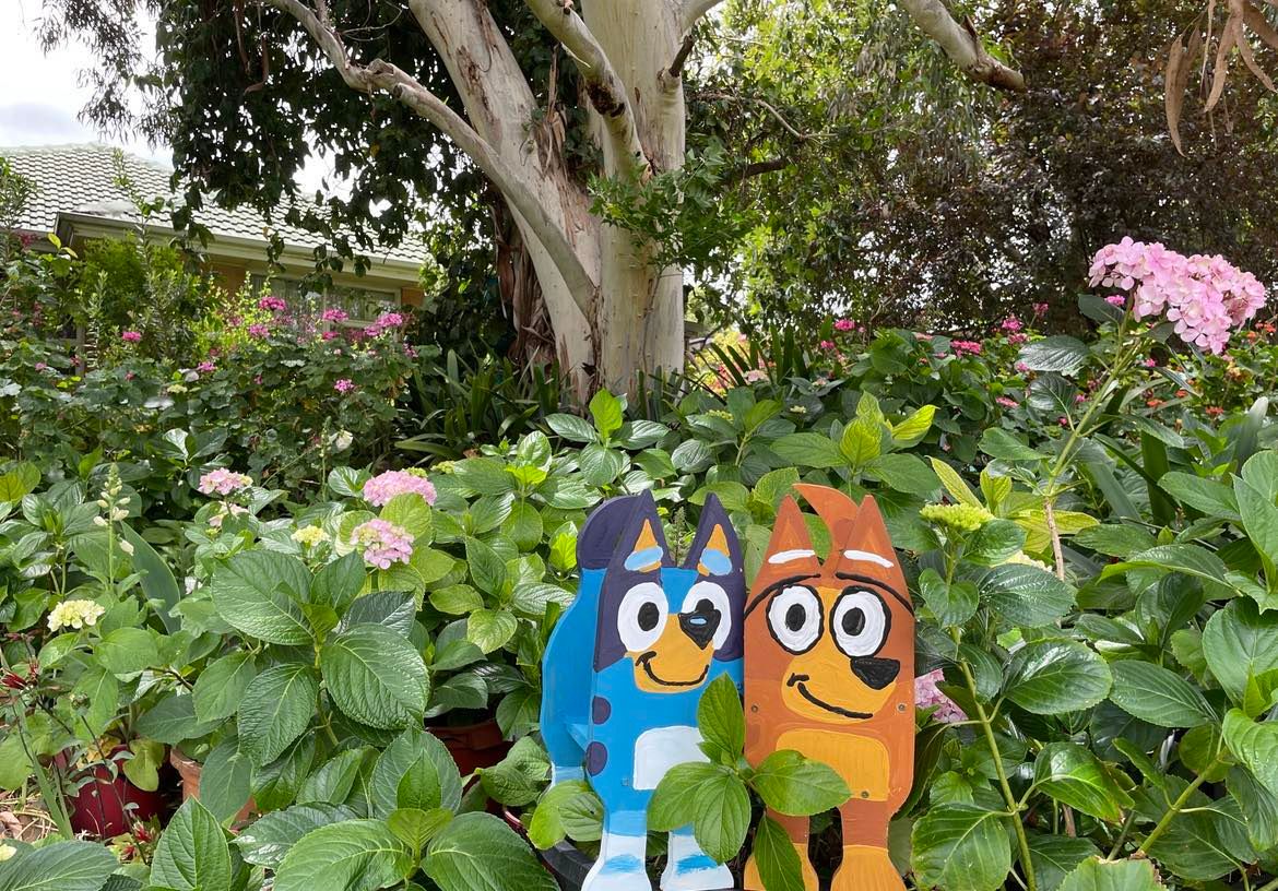 Bluey Dog planter and toy shelf as gifts | Bunnings Workshop community