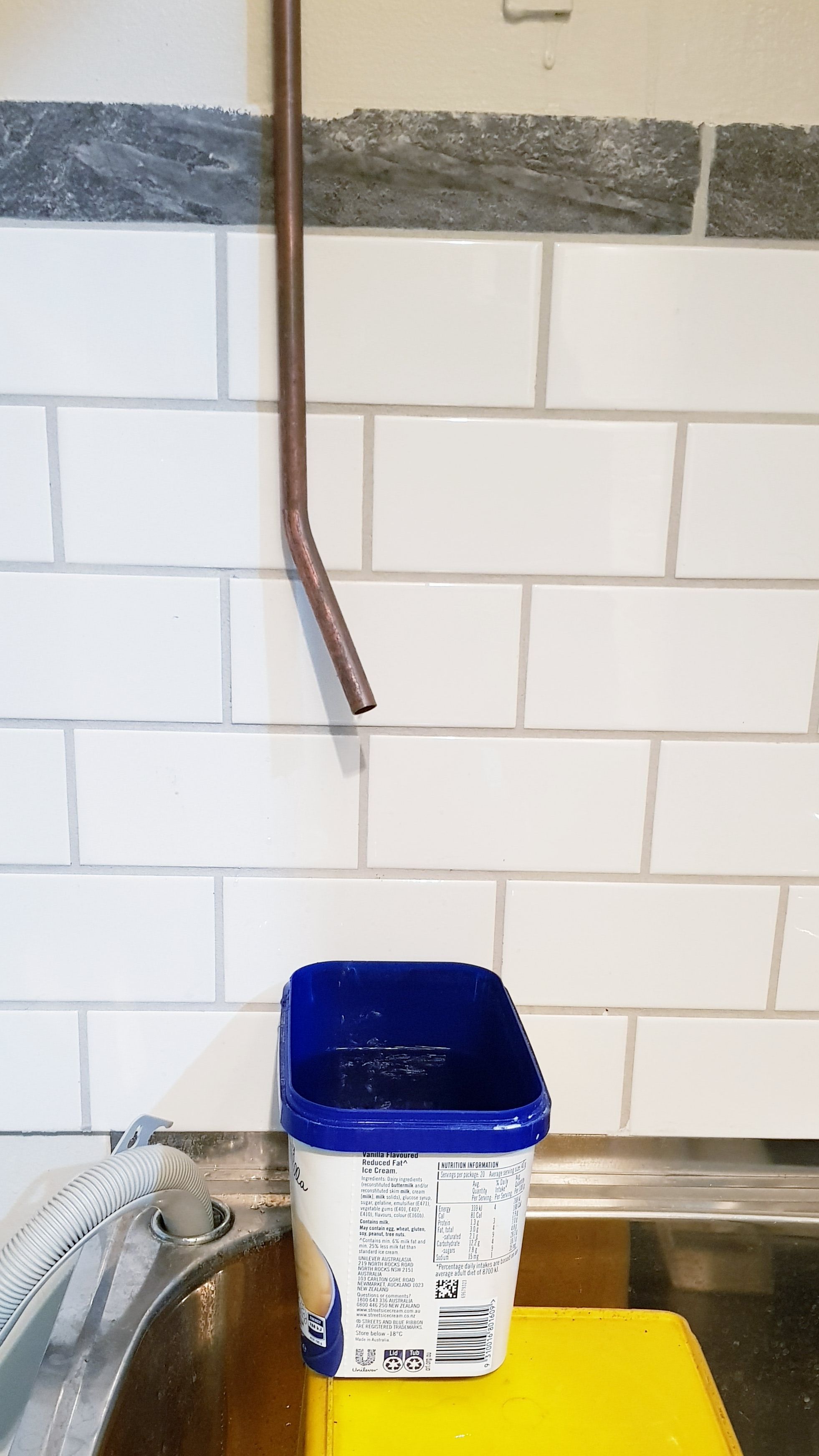 Solved: How to adjust HWS overflow pipe? | Bunnings Workshop community