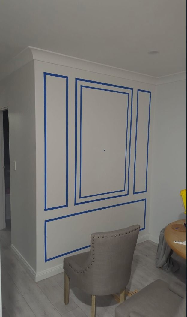 How to add paneling to a corner wall in ... | Bunnings Workshop community