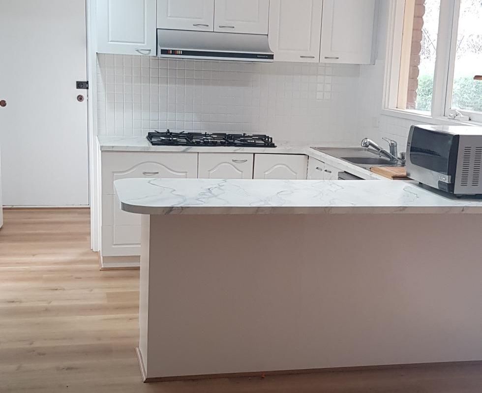 Kitchen splashback refresh using paint | Bunnings Workshop community