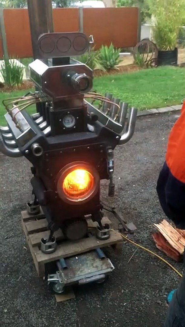 V8 Engine fireplace | Bunnings Workshop community
