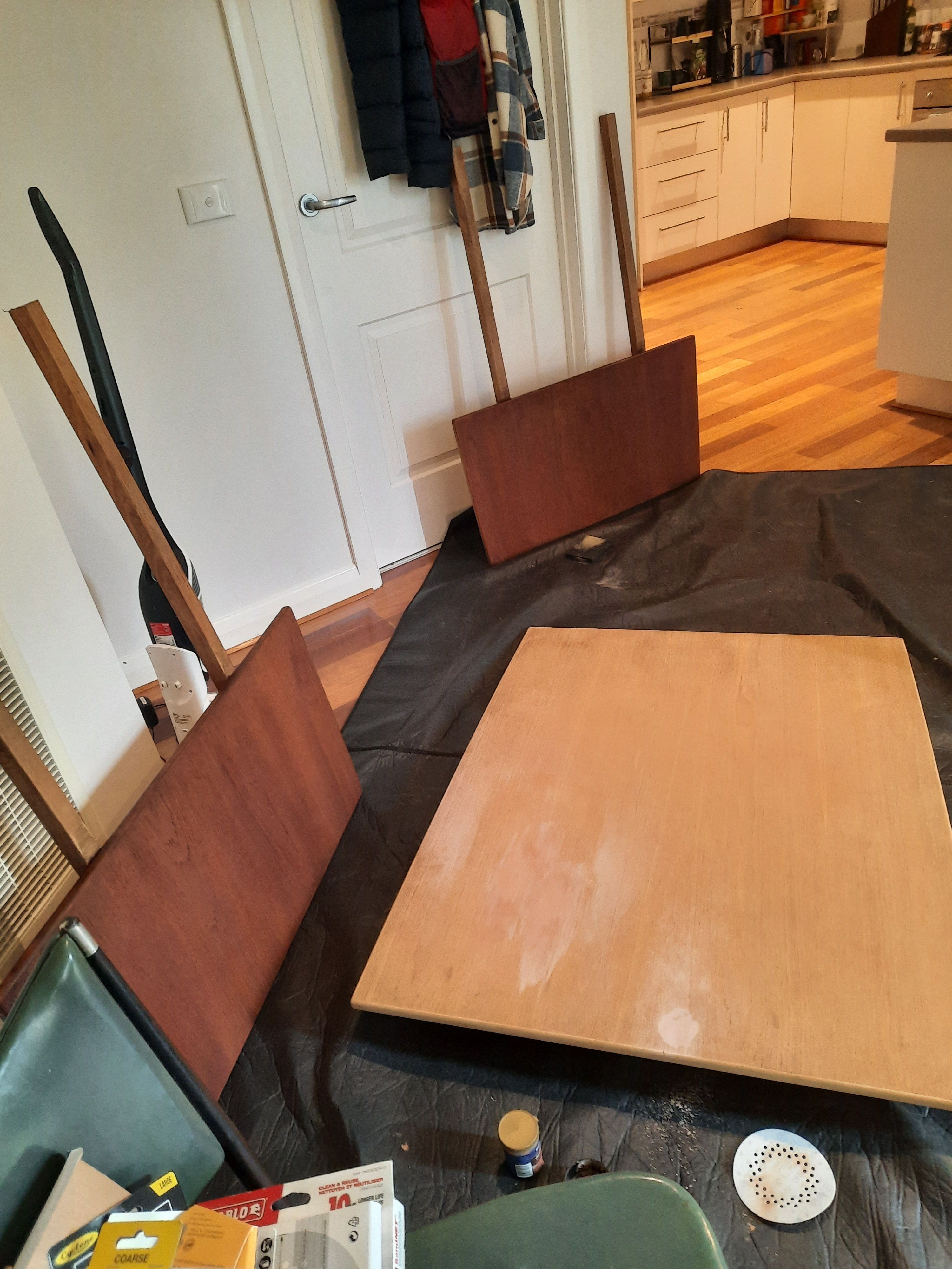 How to restore a table with a veneer top... | Bunnings Workshop community