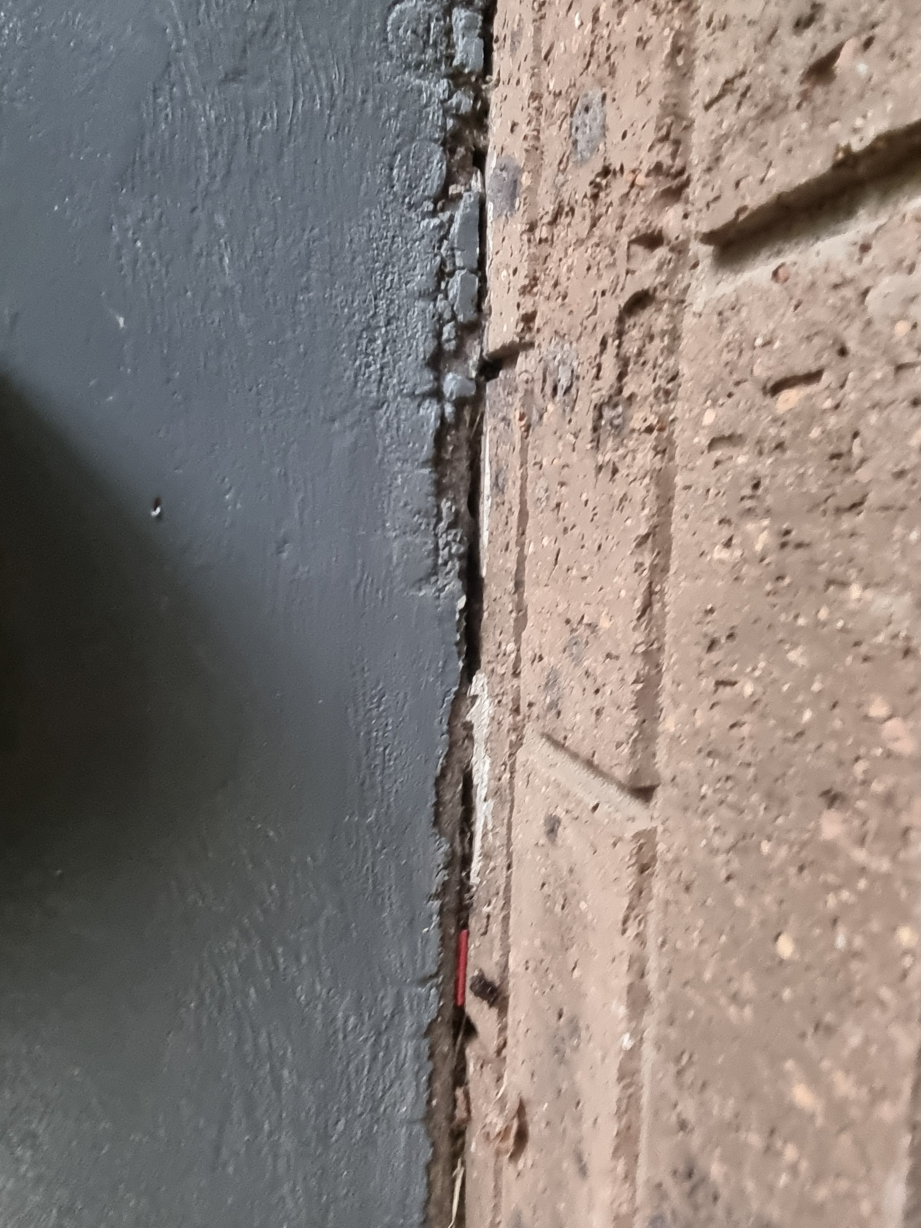 How to fill gap between brick wall and e... | Bunnings Workshop community