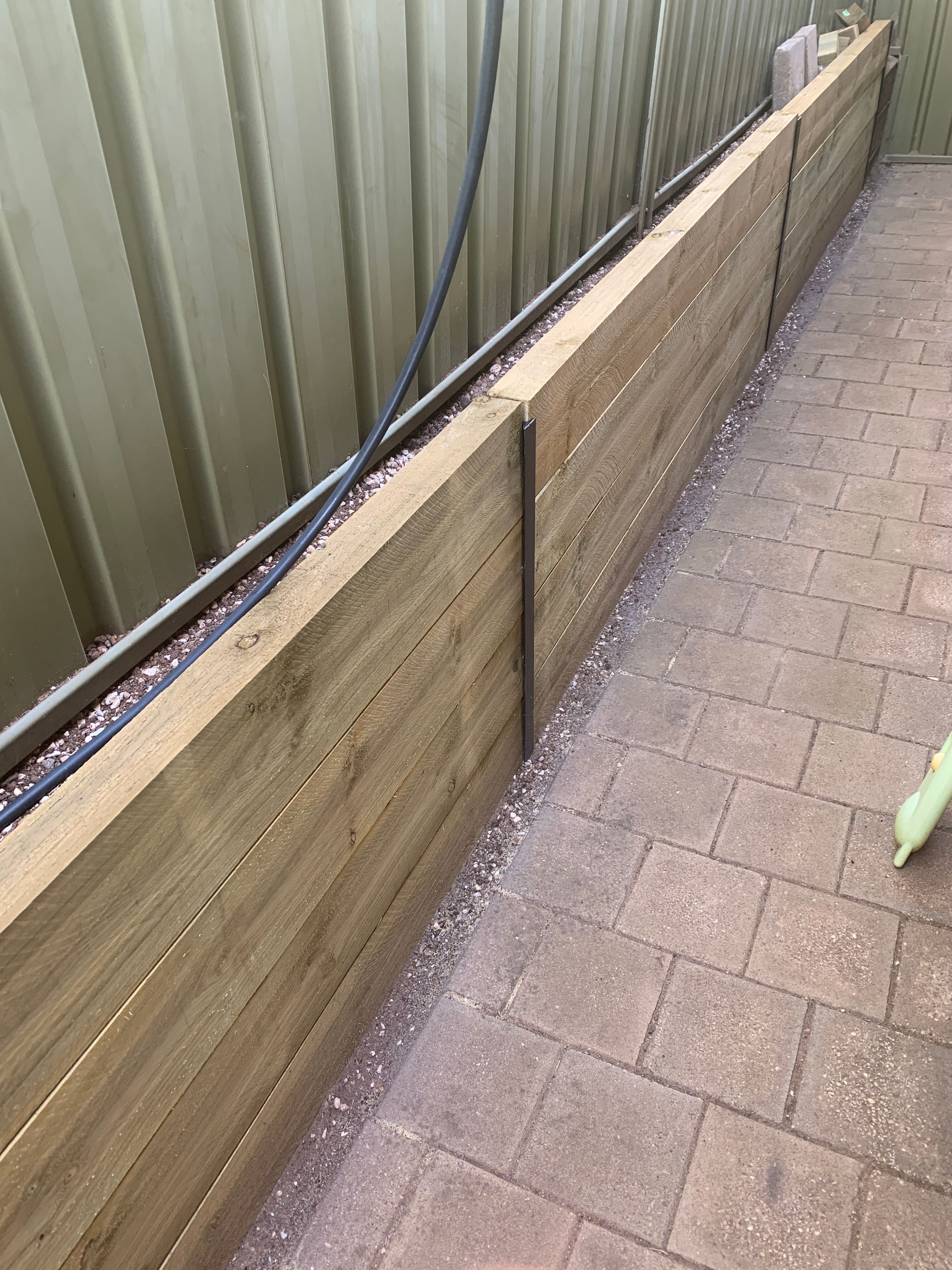 How to replace a wooden retaining wall? | Bunnings Workshop community