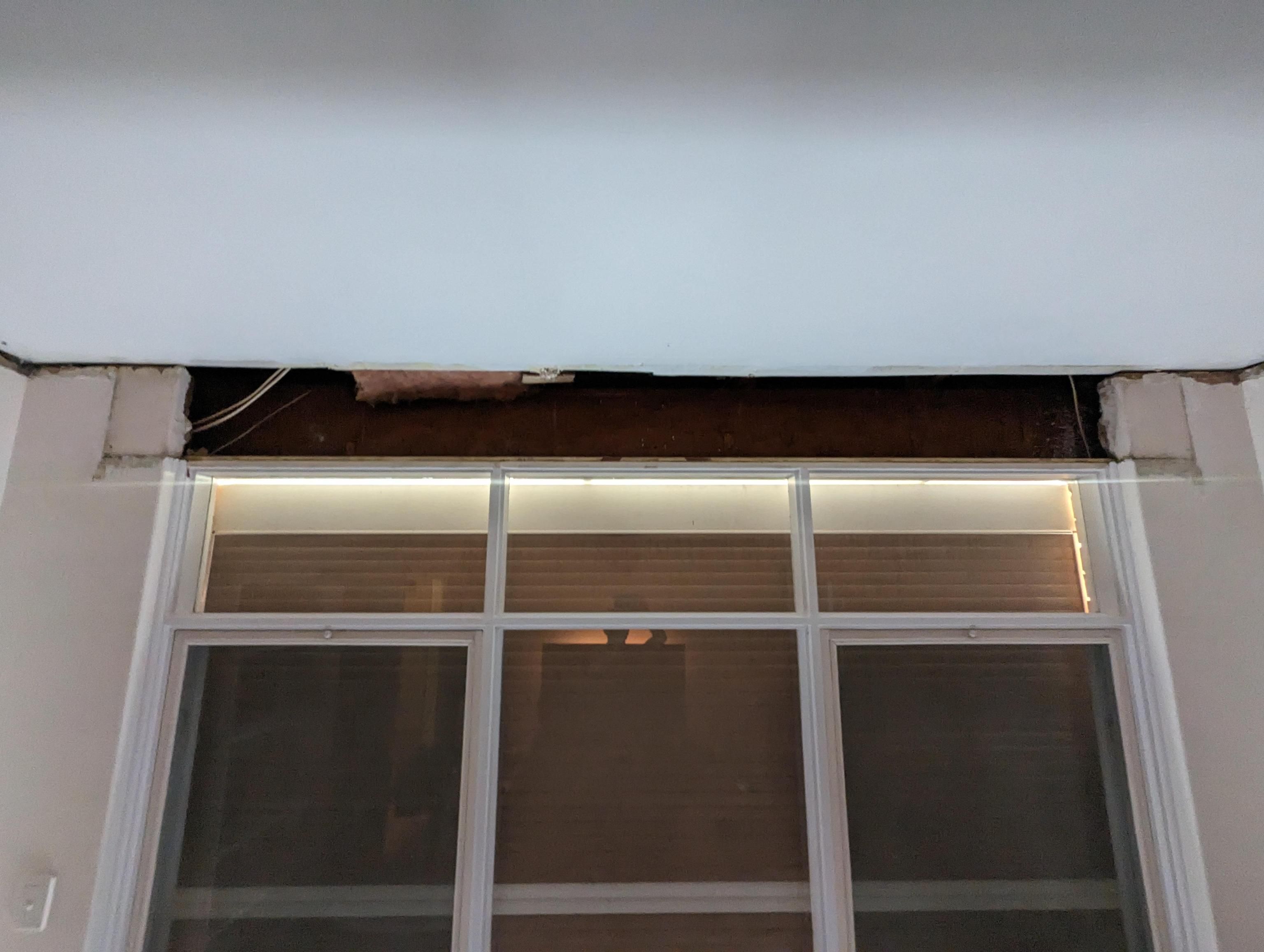 How to fill a giant void above window? | Bunnings Workshop community