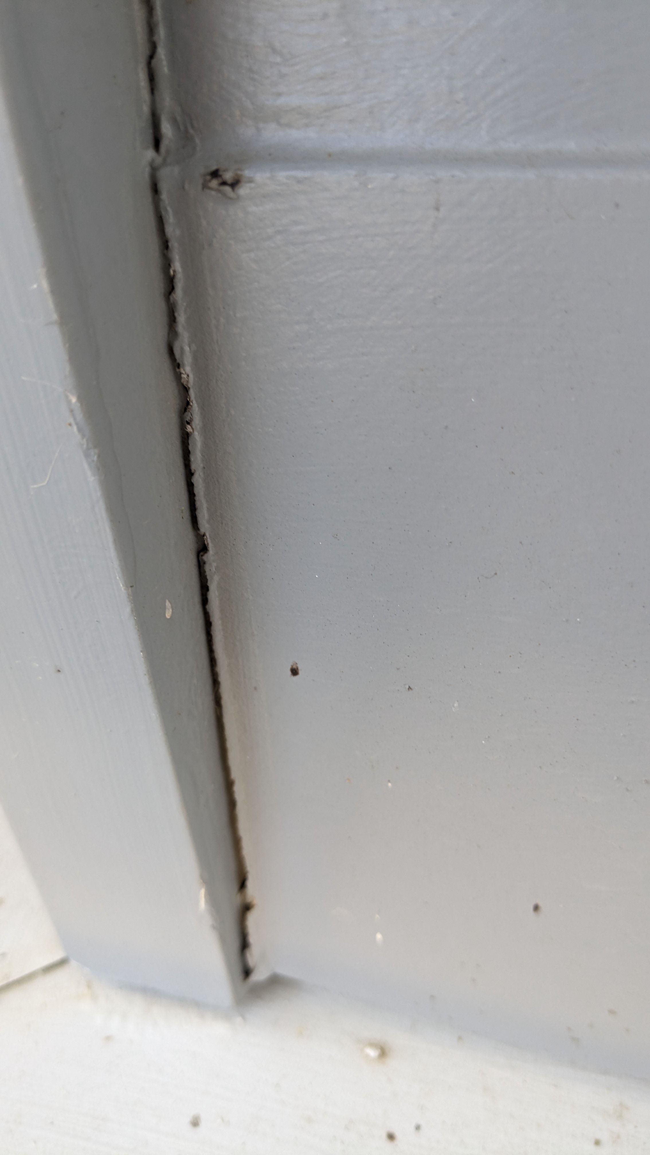 How to fill cladding gap on front facade... | Bunnings Workshop community