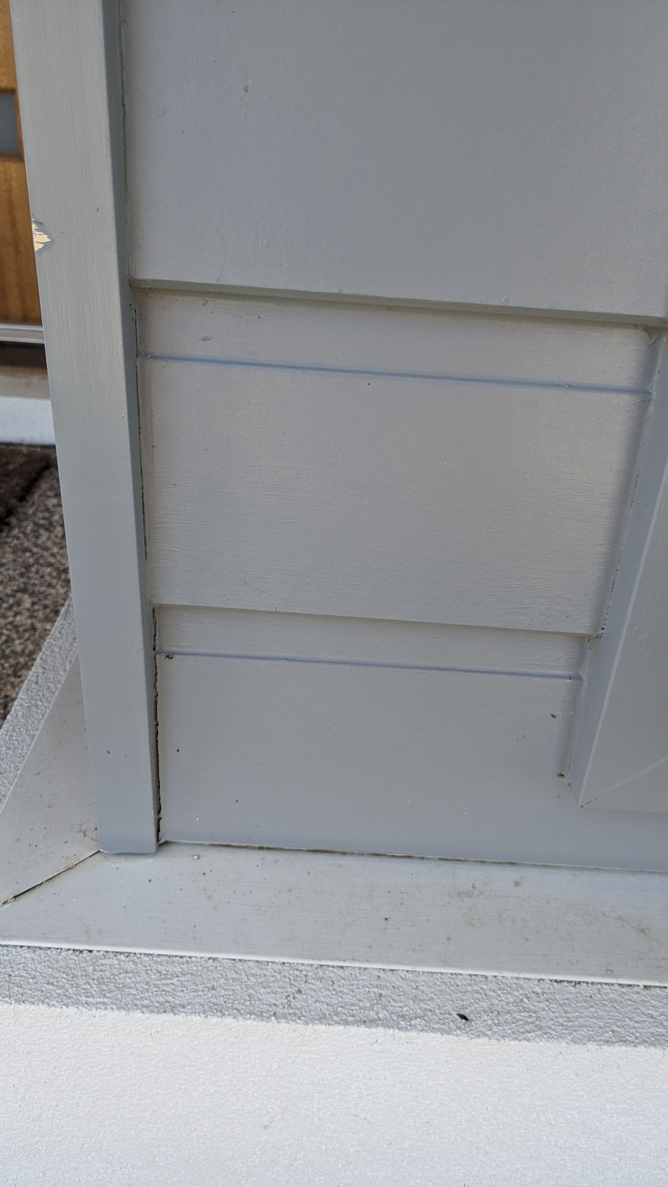 How to fill cladding gap on front facade... | Bunnings Workshop community