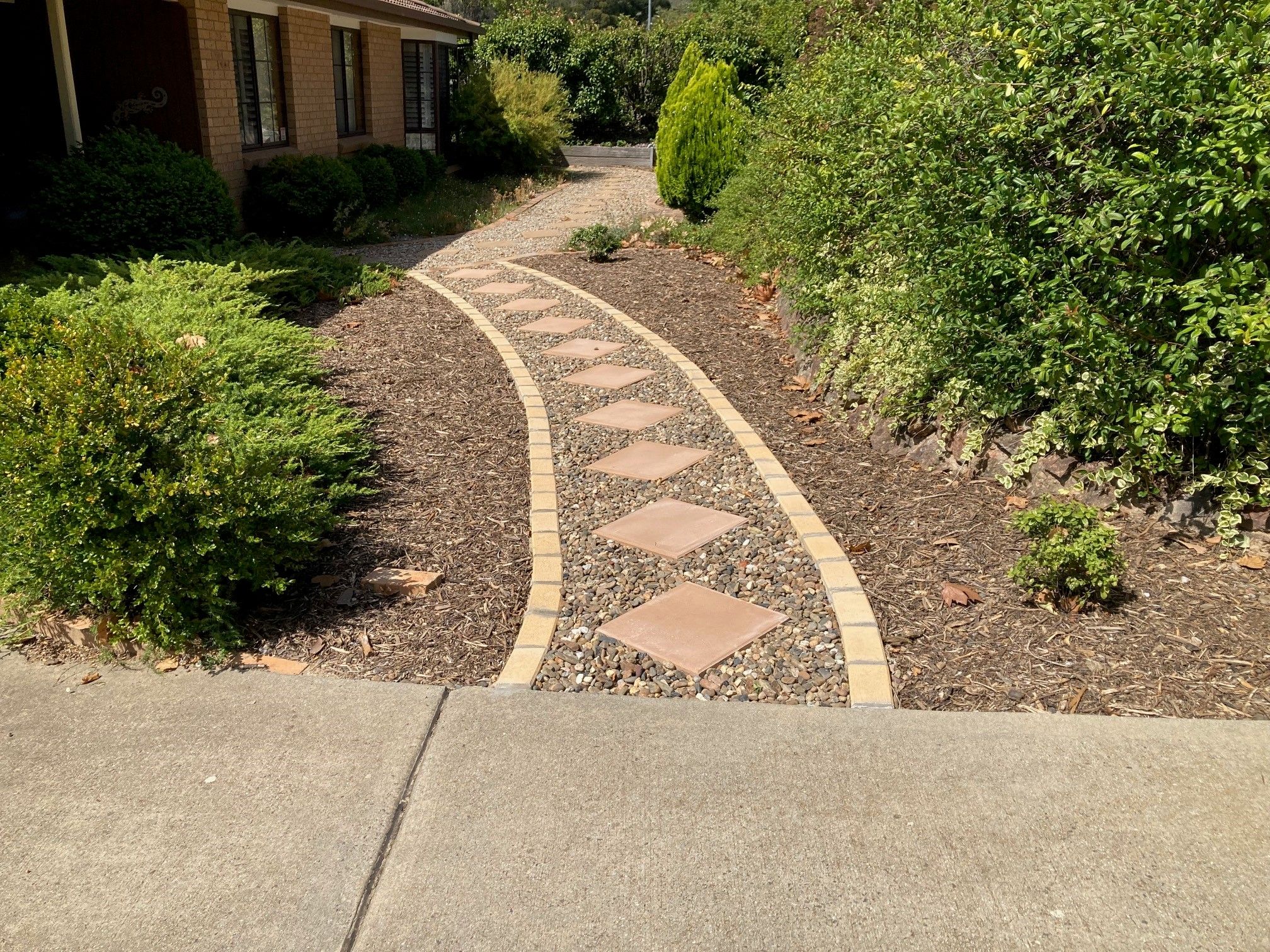 How to build a footpath using pavers as ... | Bunnings Workshop community