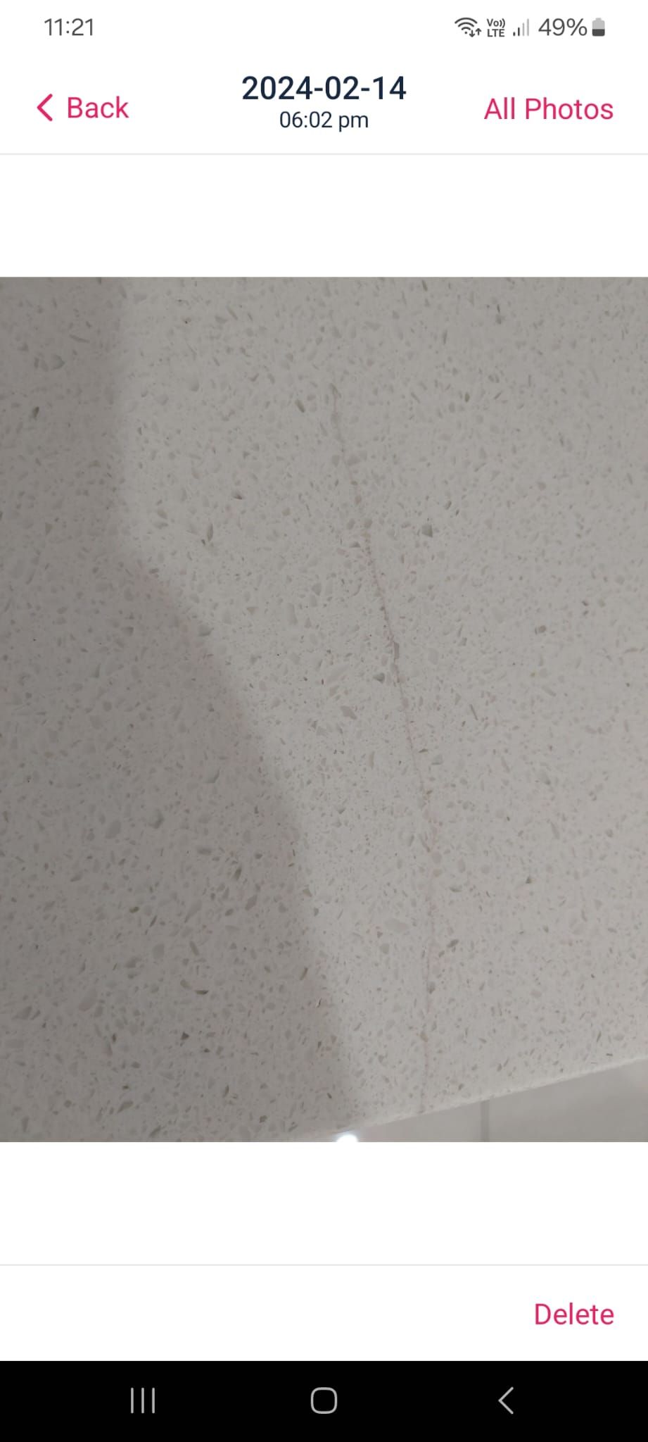 How to repair hairline crack in Caesarst... | Bunnings Workshop community