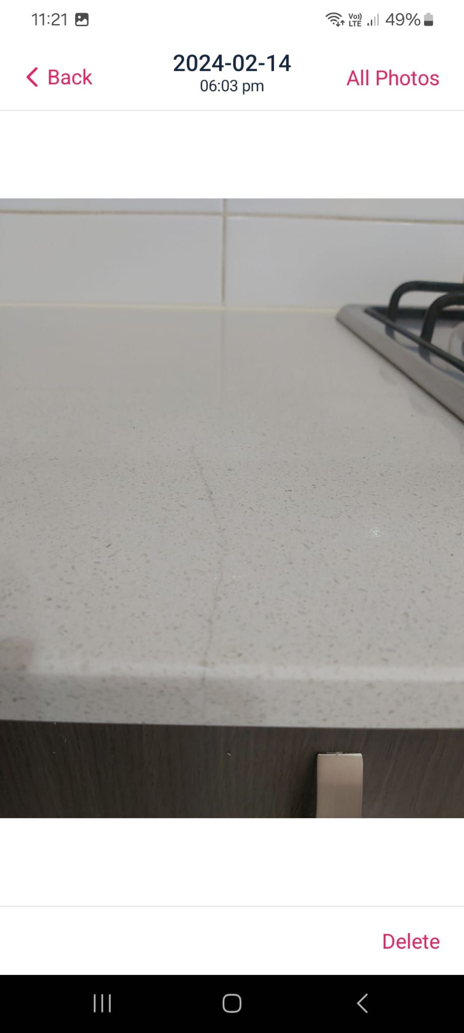 How to repair hairline crack in Caesarst... | Bunnings Workshop community