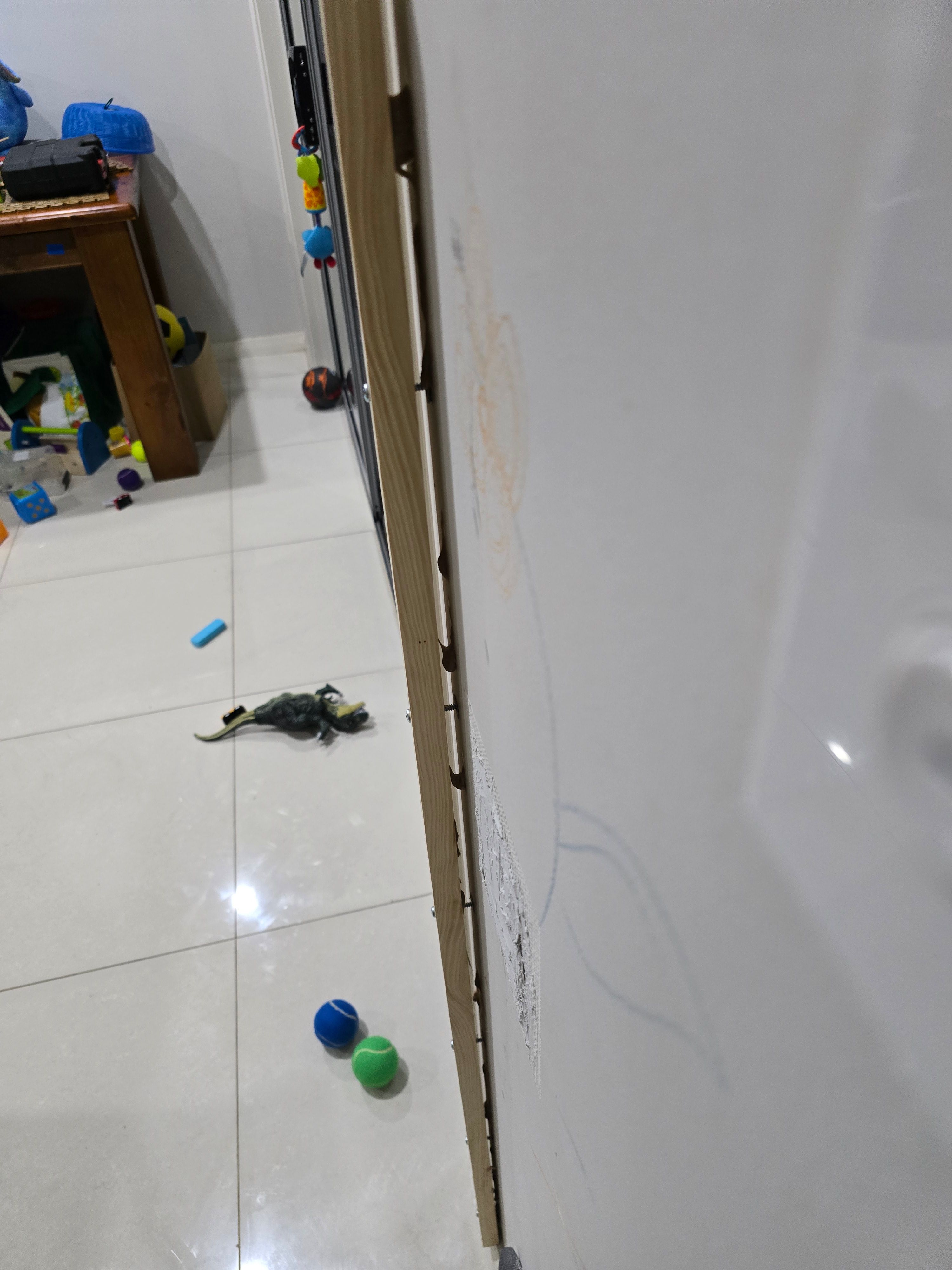 Solved: Having trouble anchoring baby gate into ... | Bunnings Workshop community