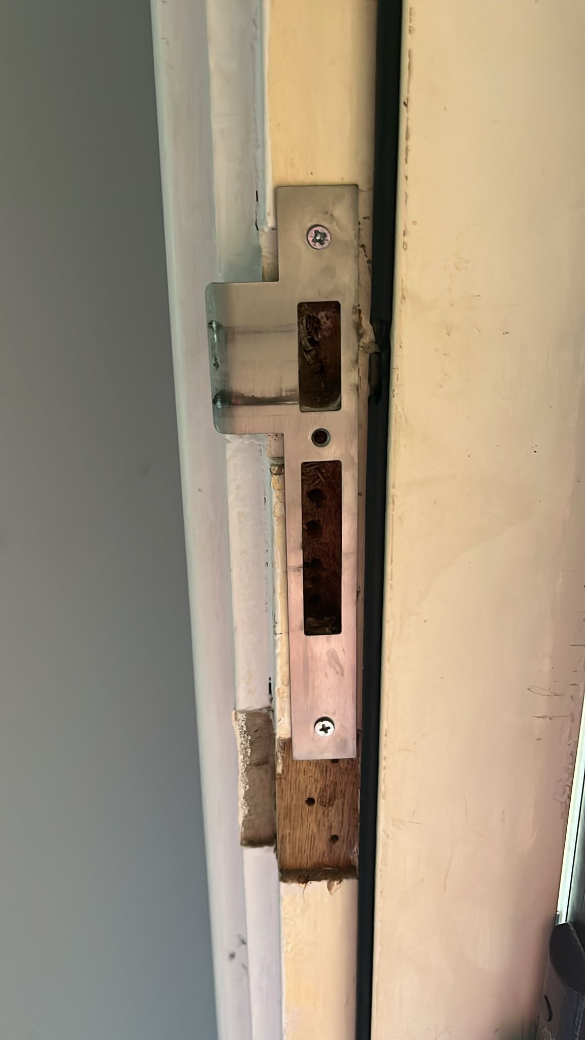 How to fill the old door lock holes? | Bunnings Workshop community