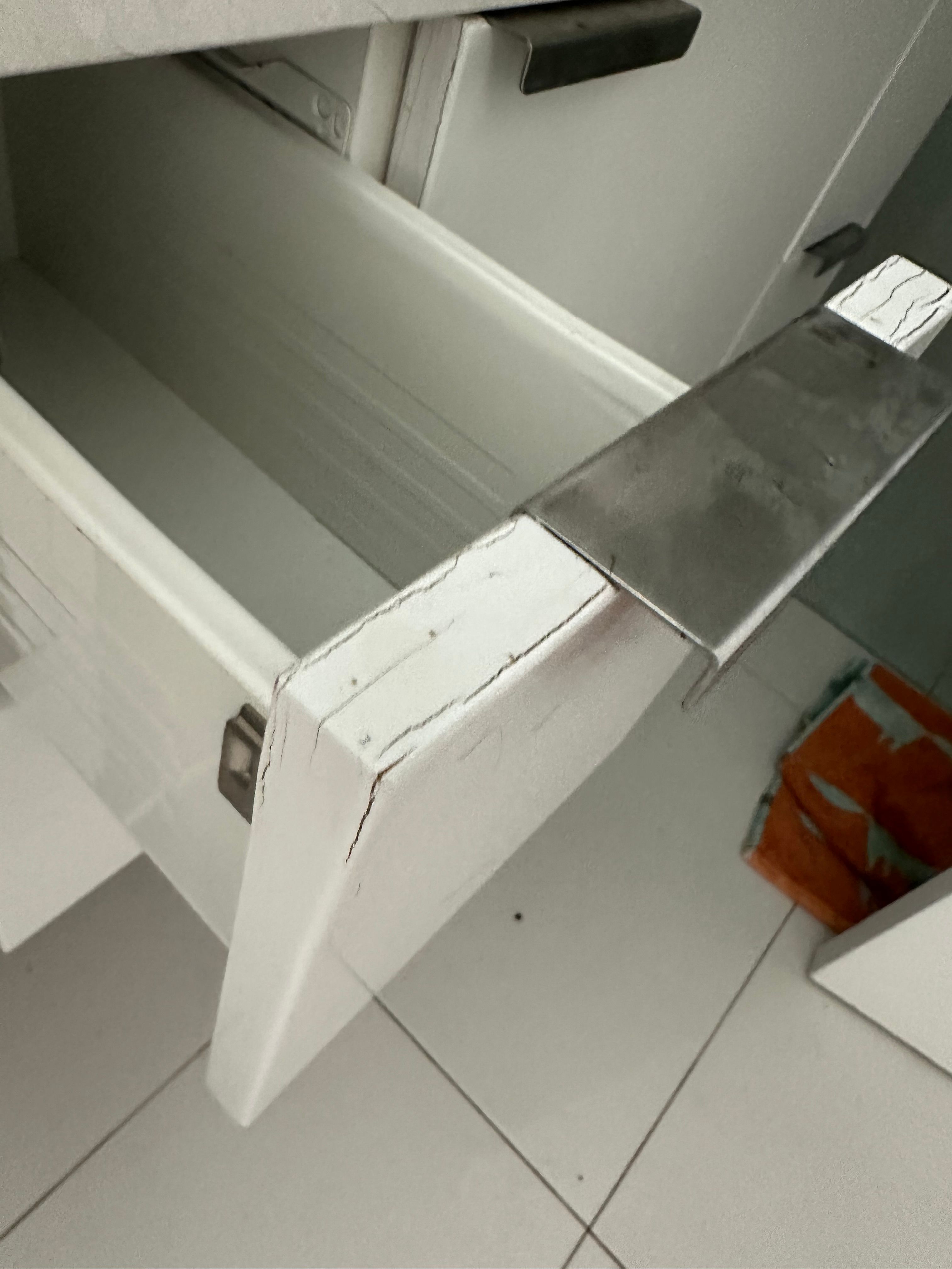 How to fix water damaged vanity drawers? | Bunnings Workshop community
