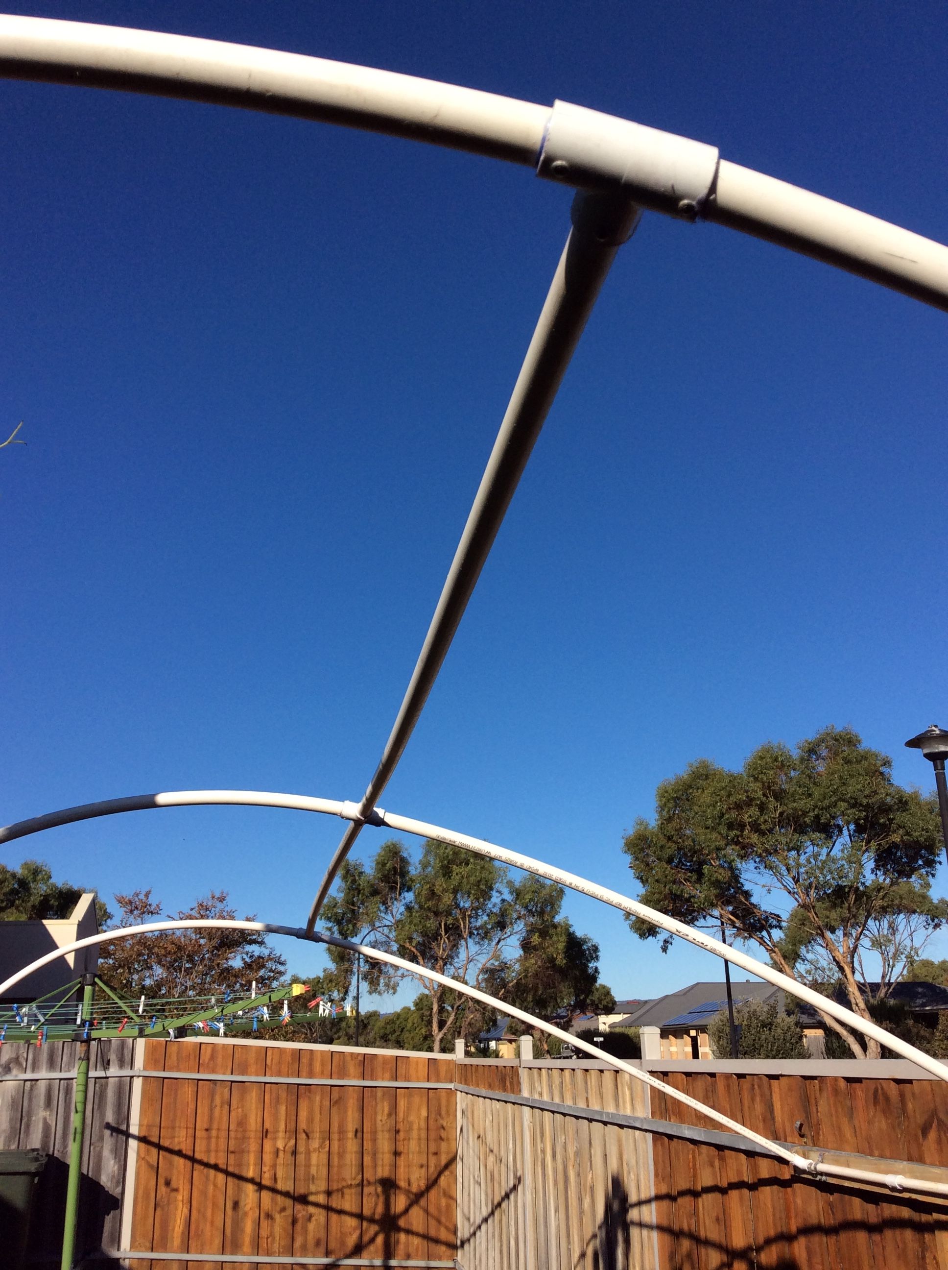 Home made shade hoop house | Bunnings Workshop community