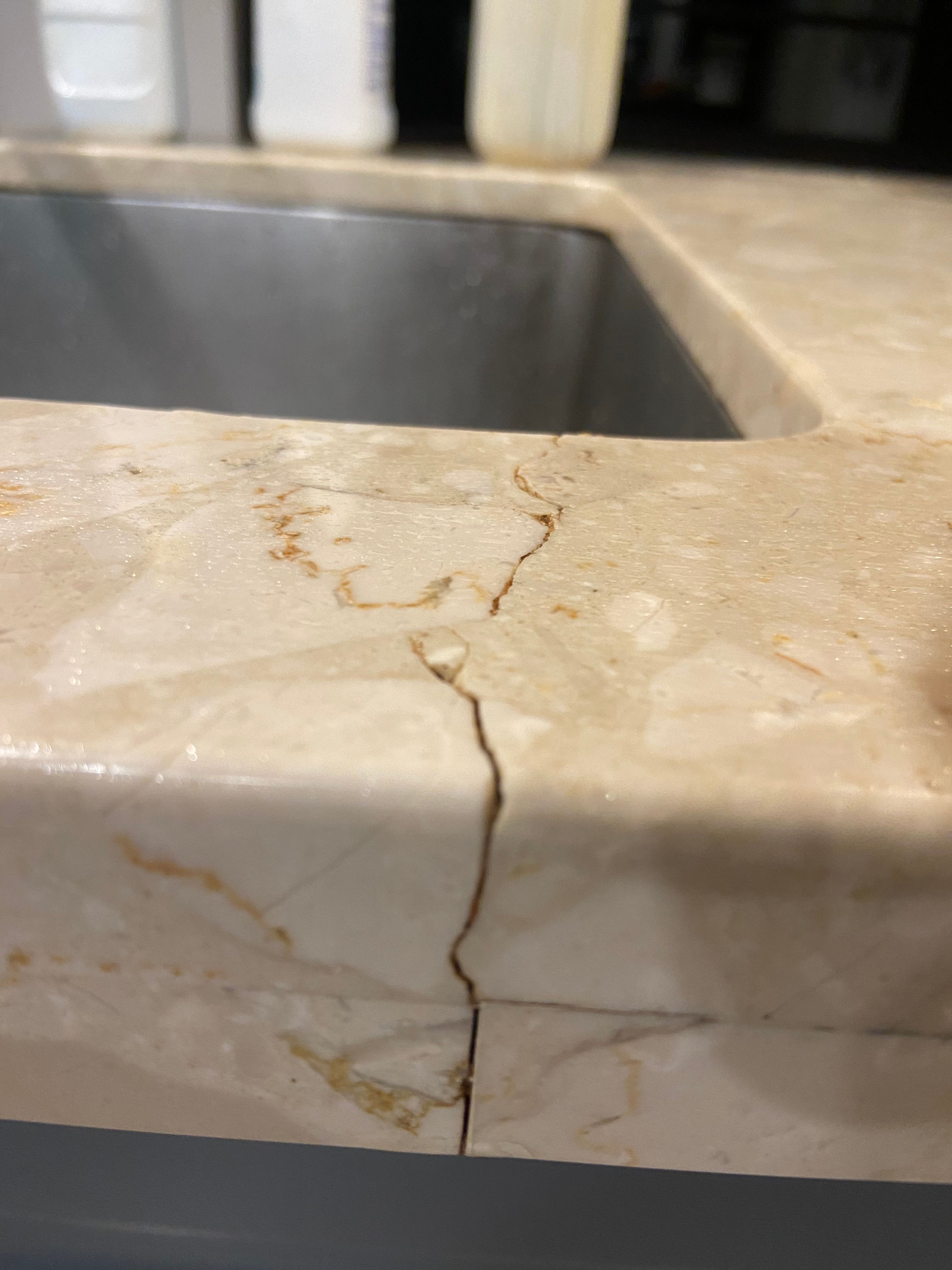 How to repair cracked stone benchtop? | Bunnings Workshop community