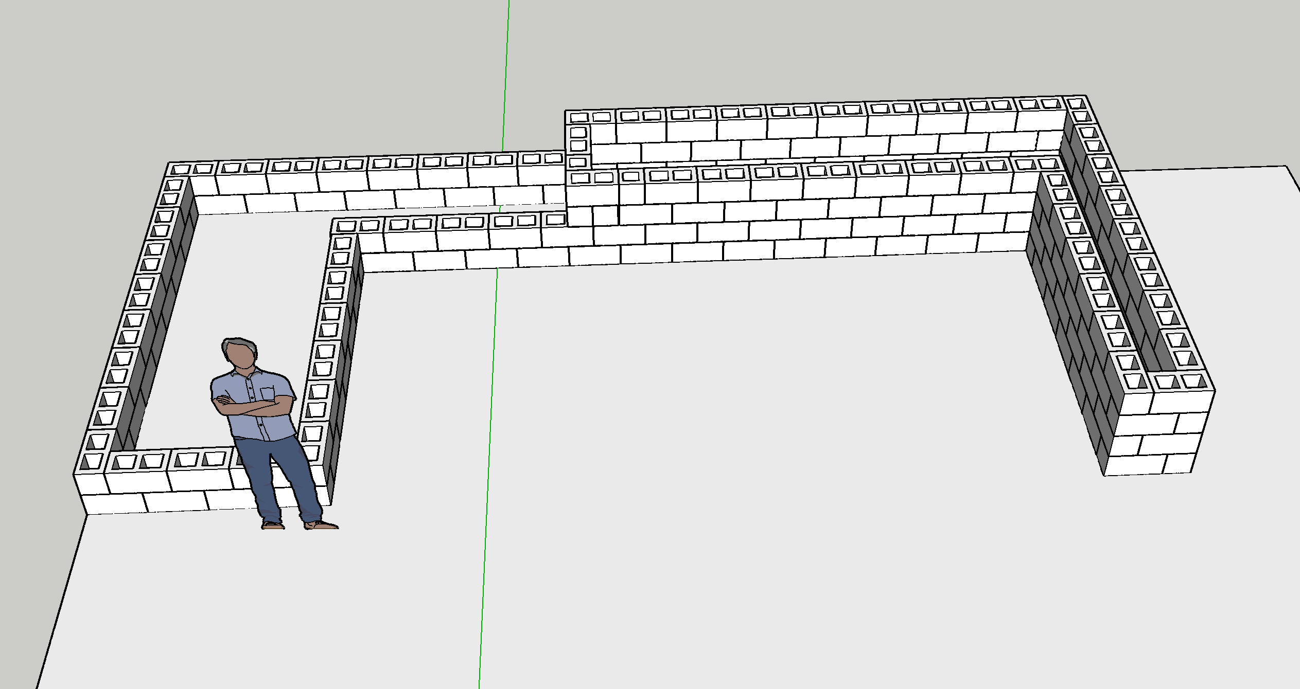 How to anchor cinder blocks to exisiting... | Bunnings Workshop community