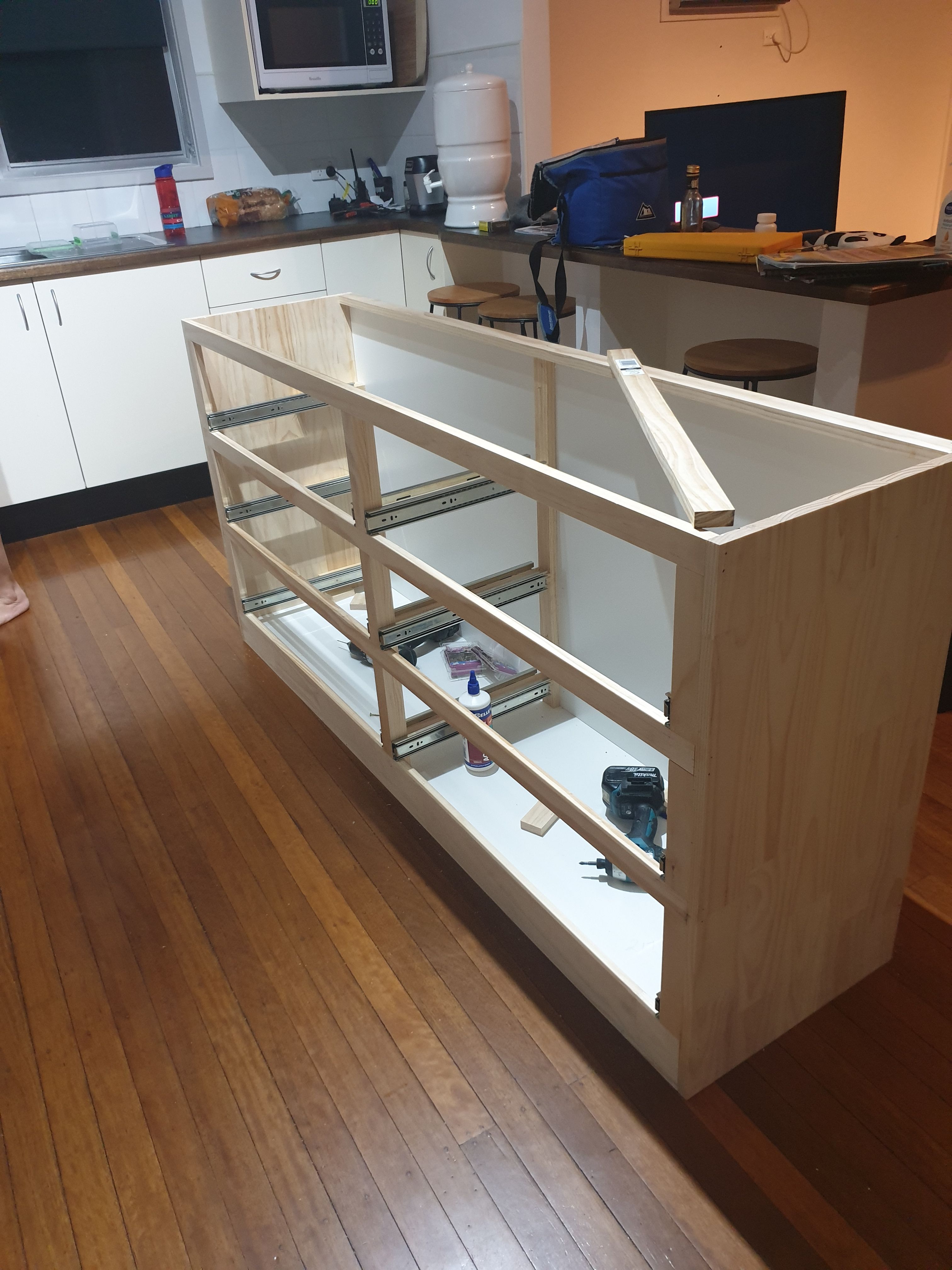 1800 low boy build | Bunnings Workshop community