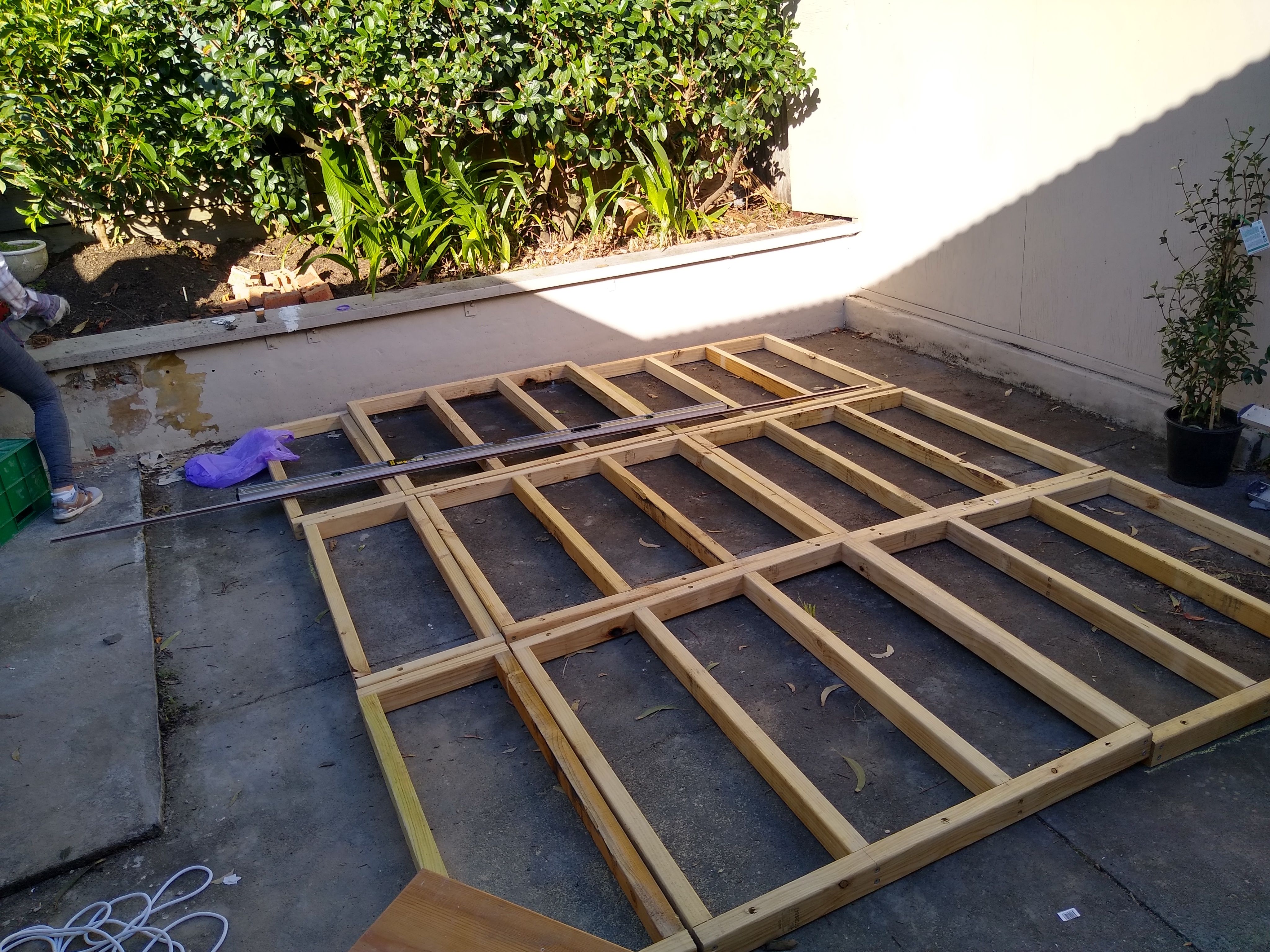 How to build a small deck using modular ... | Bunnings Workshop community