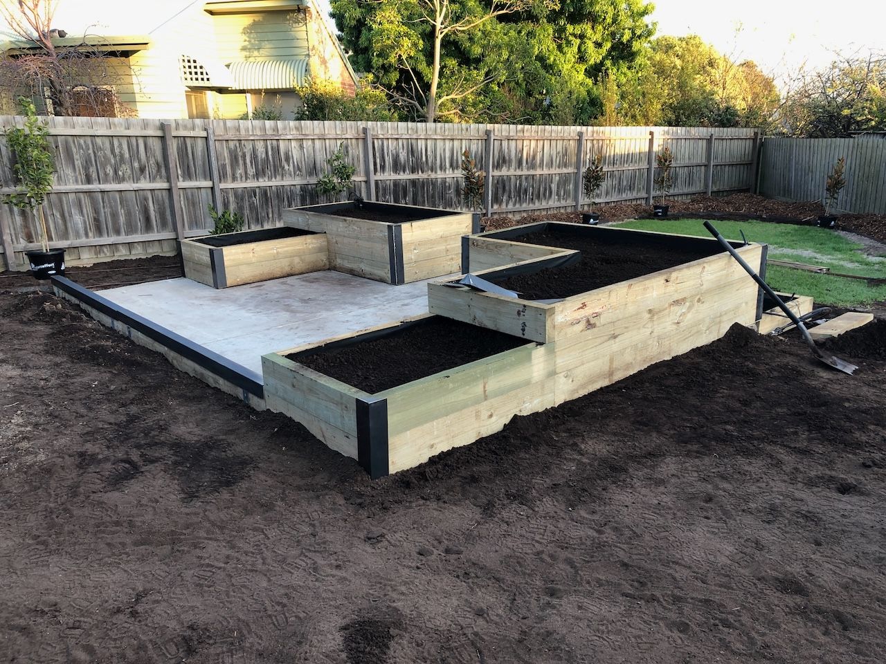 How to create a compacted pad with edgin... | Bunnings Workshop community