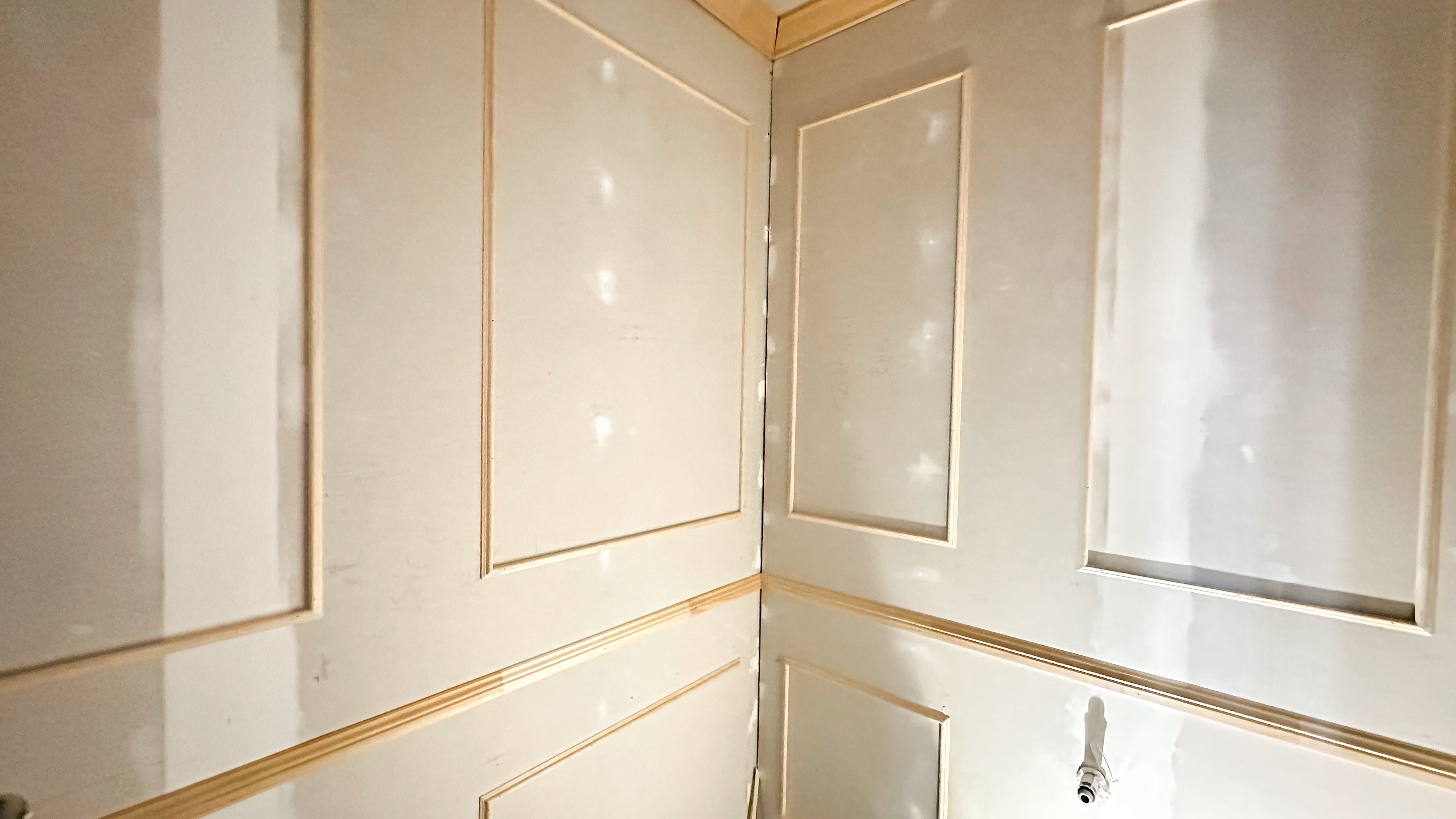 Powder room makeover with heritage panel... | Bunnings Workshop community