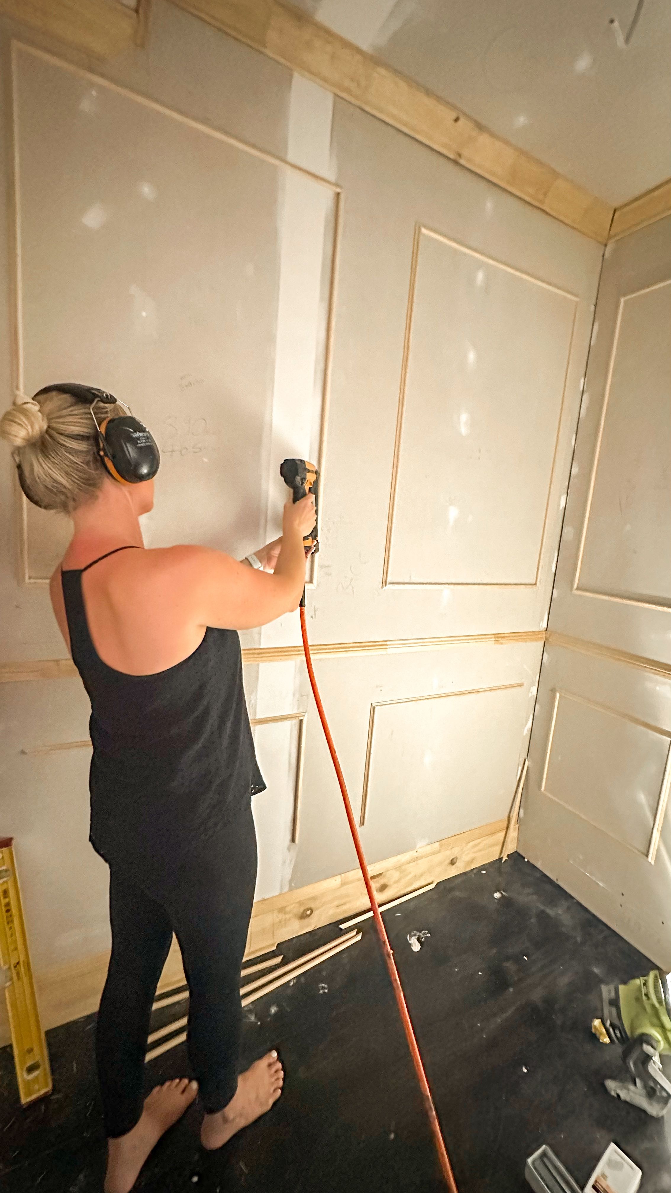 Powder room makeover with heritage panel... | Bunnings Workshop community