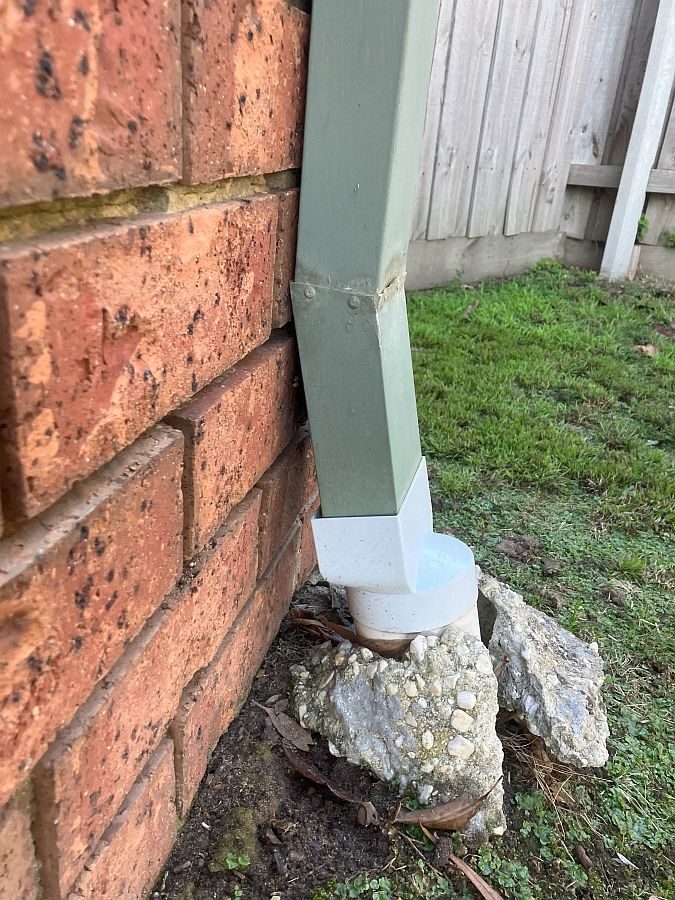 How to replace metal downpipes with PVC? | Bunnings Workshop community