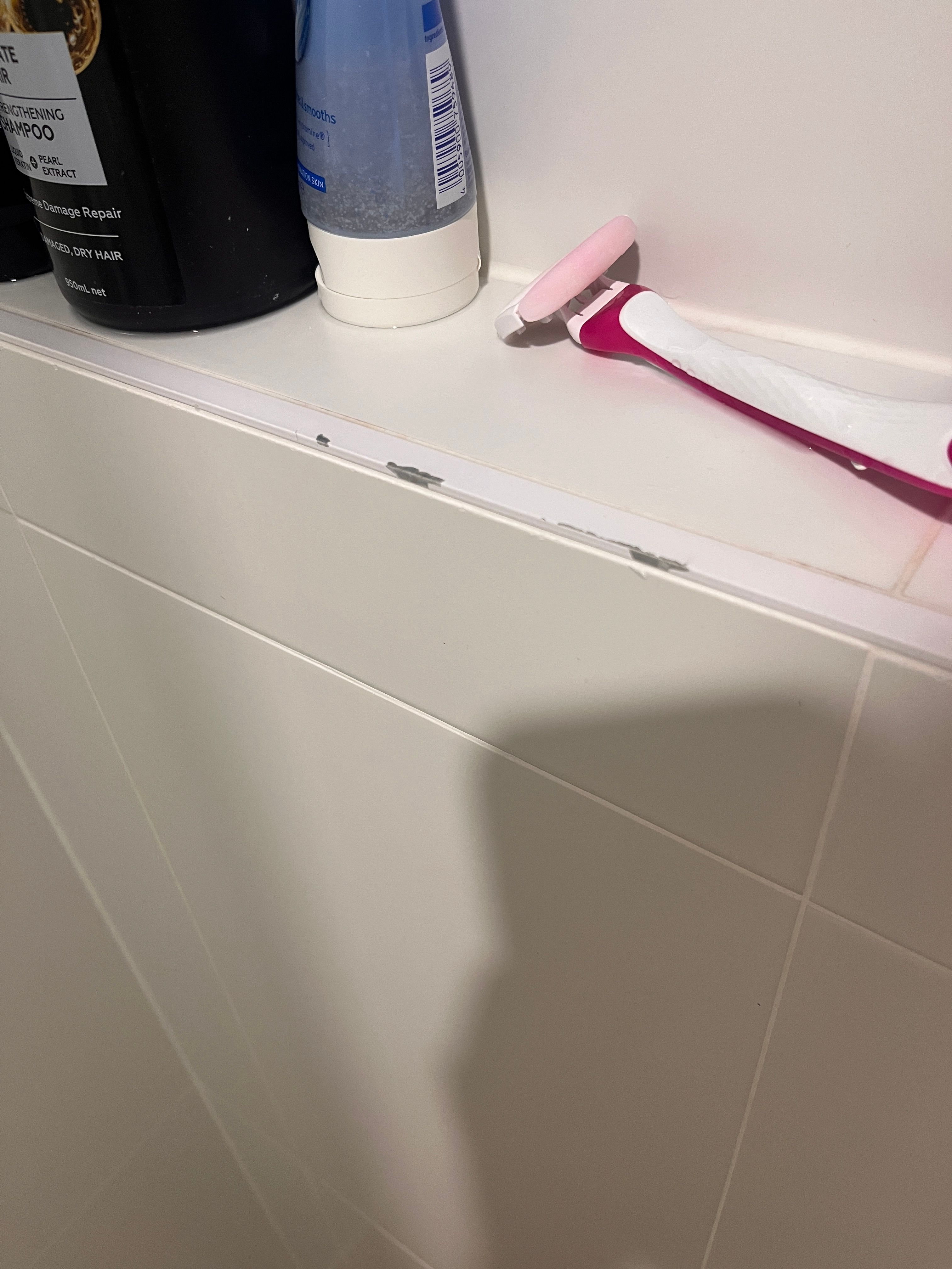 How to fix shower niche trim flaking? | Bunnings Workshop community