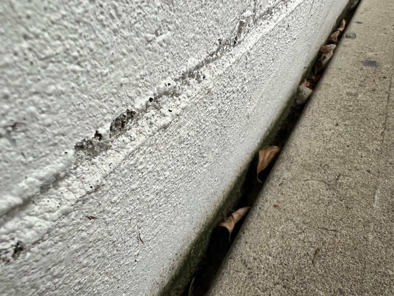 How to fill gap between concrete and bri... | Bunnings Workshop community