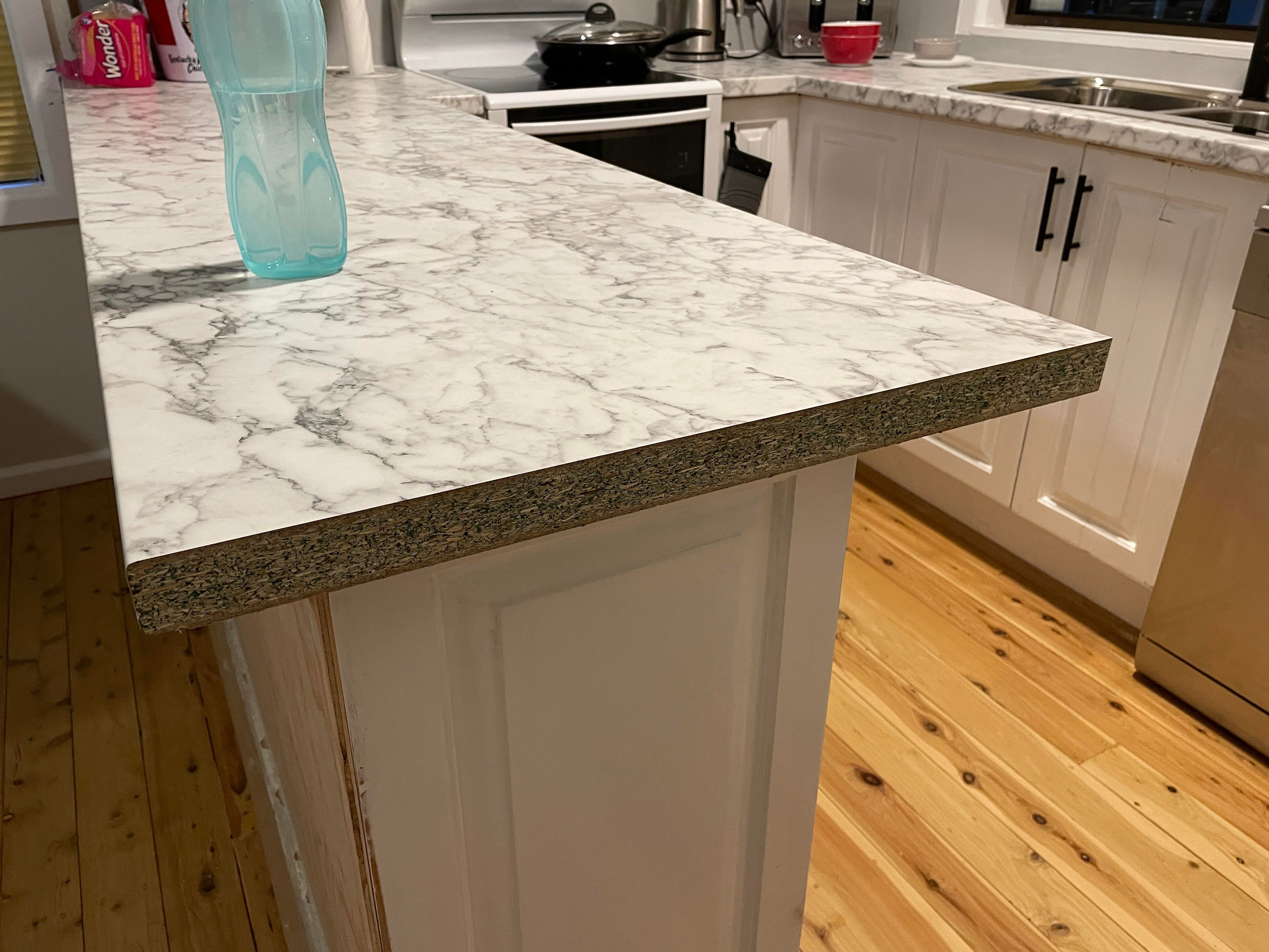 How to finish benchtop and wall edge in ... | Bunnings Workshop community