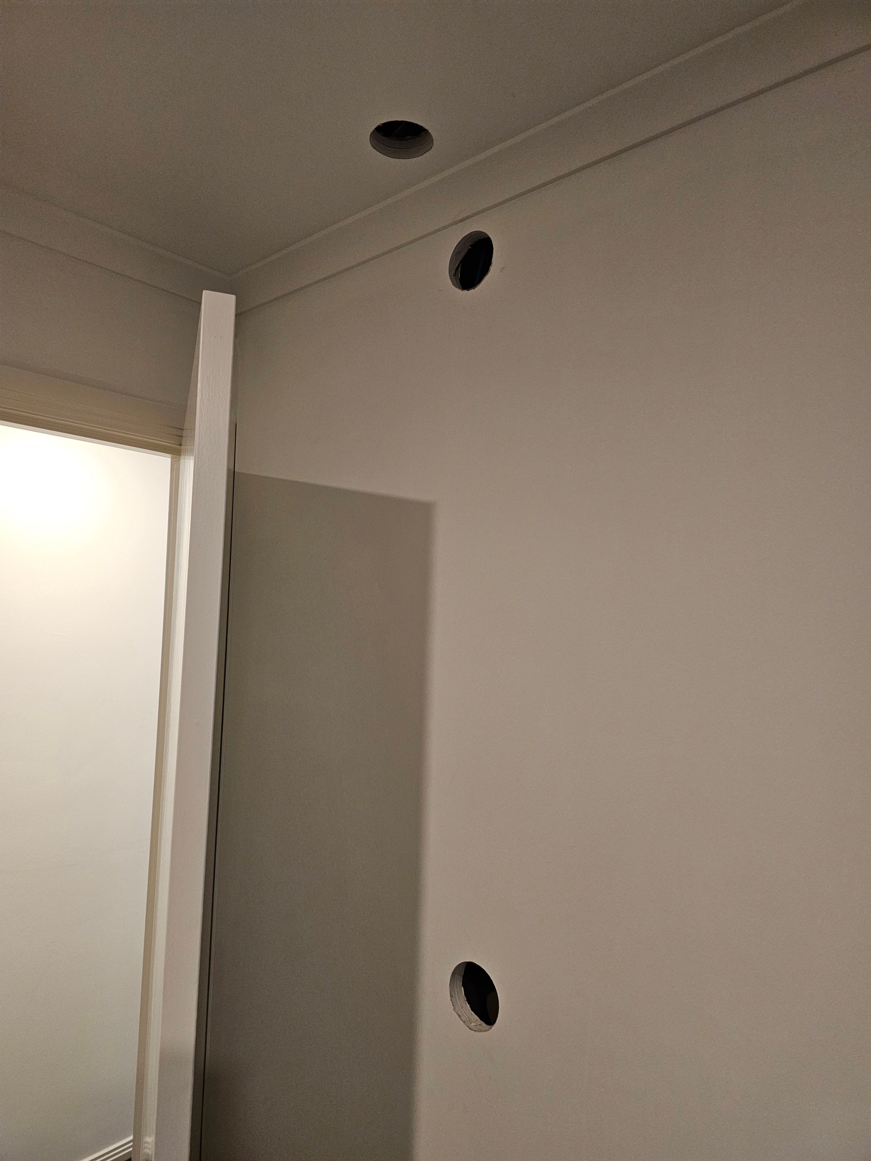 How to patch circular holes in the wall? | Bunnings Workshop community