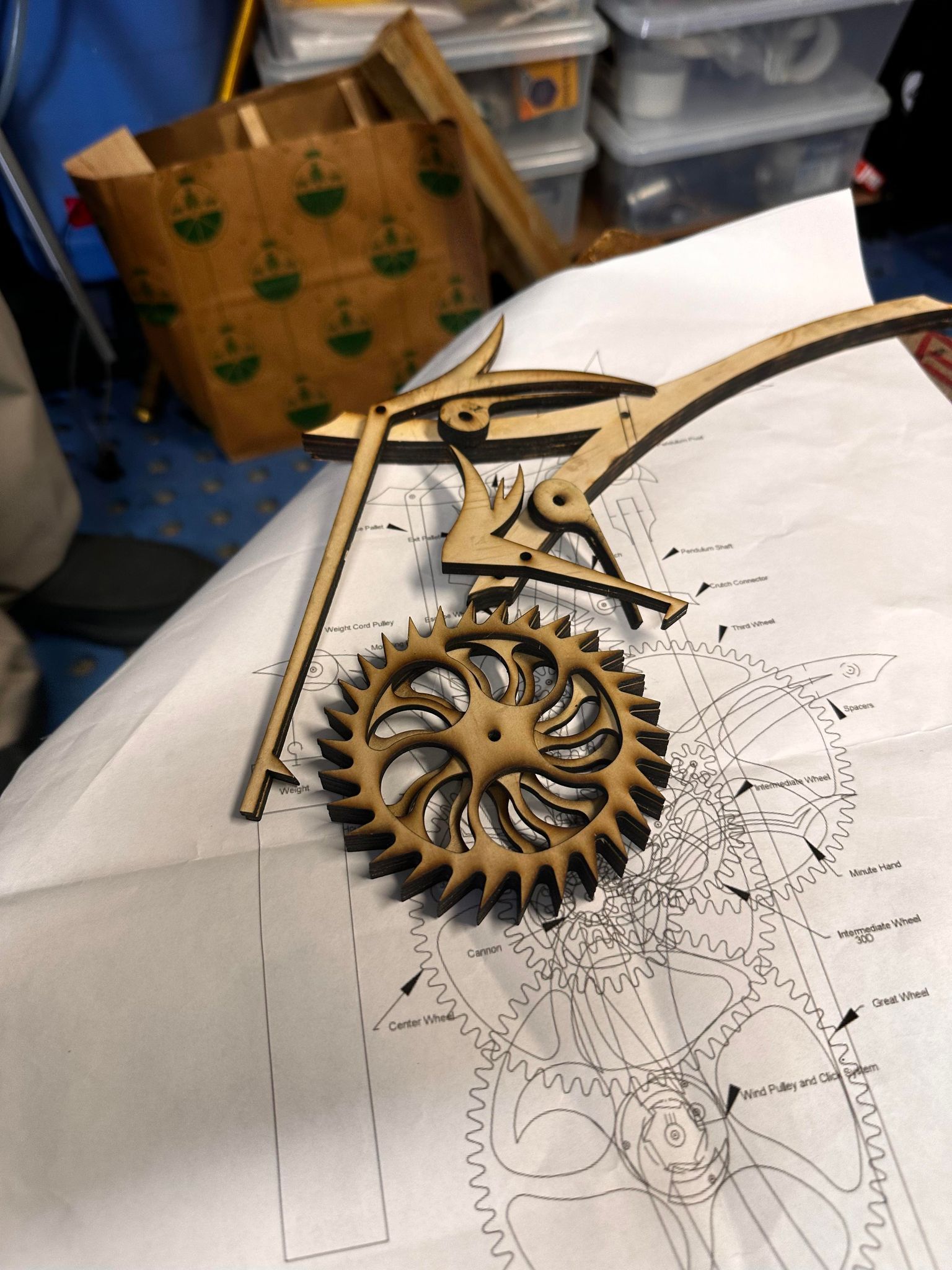 D.I.Y. wooden clock using laser cutter | Bunnings Workshop community