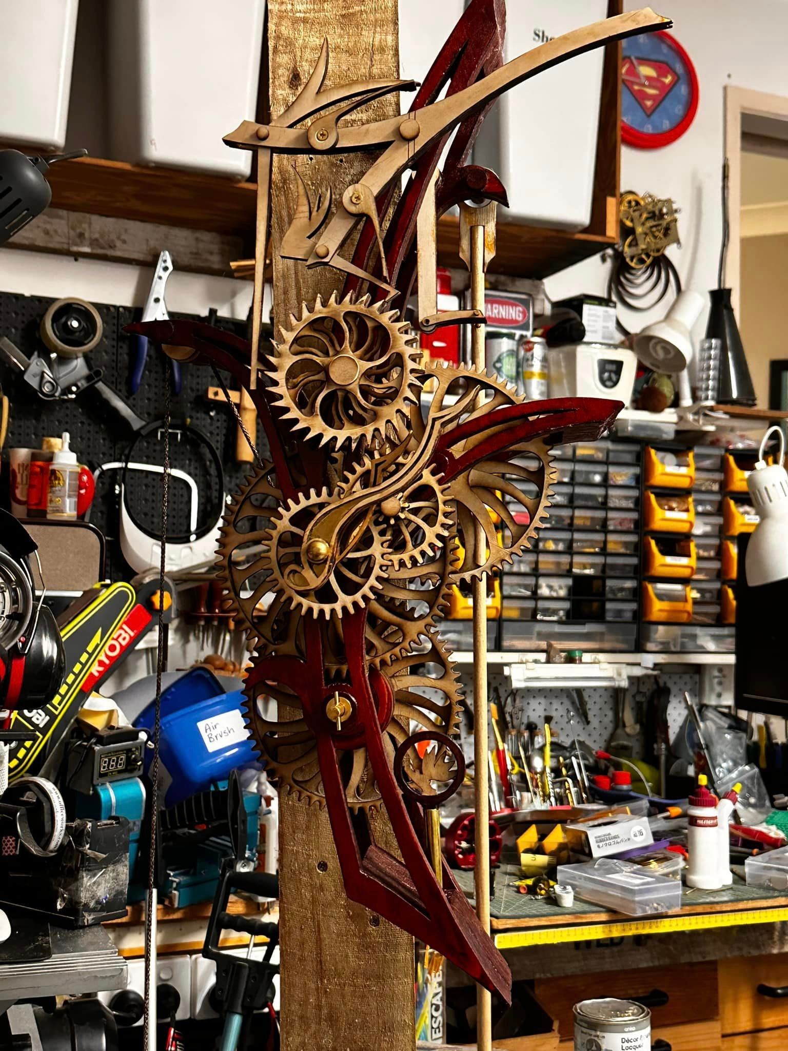 D.I.Y. wooden clock using laser cutter | Bunnings Workshop community