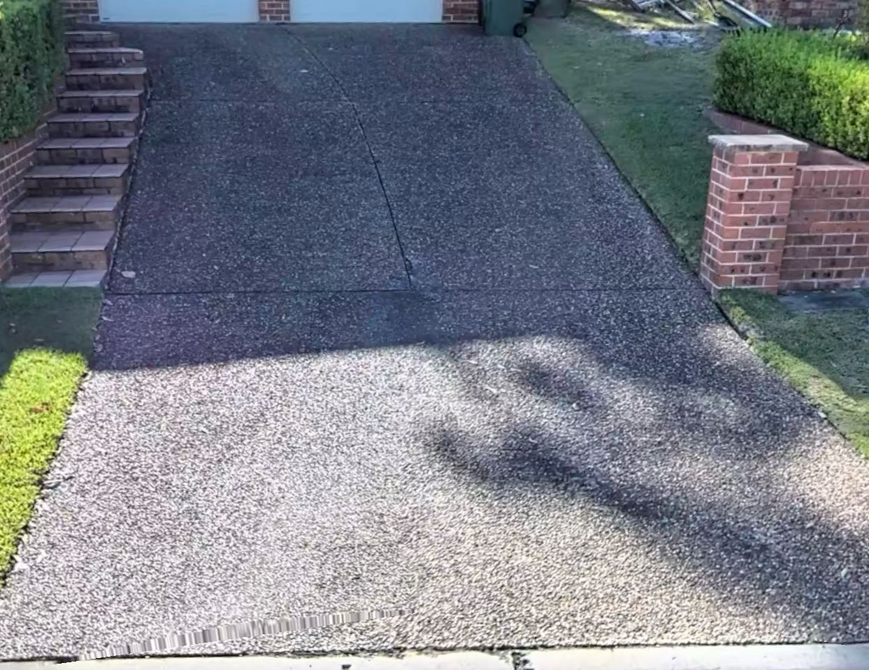 How to resurface Pebblecrete driveway? | Bunnings Workshop community