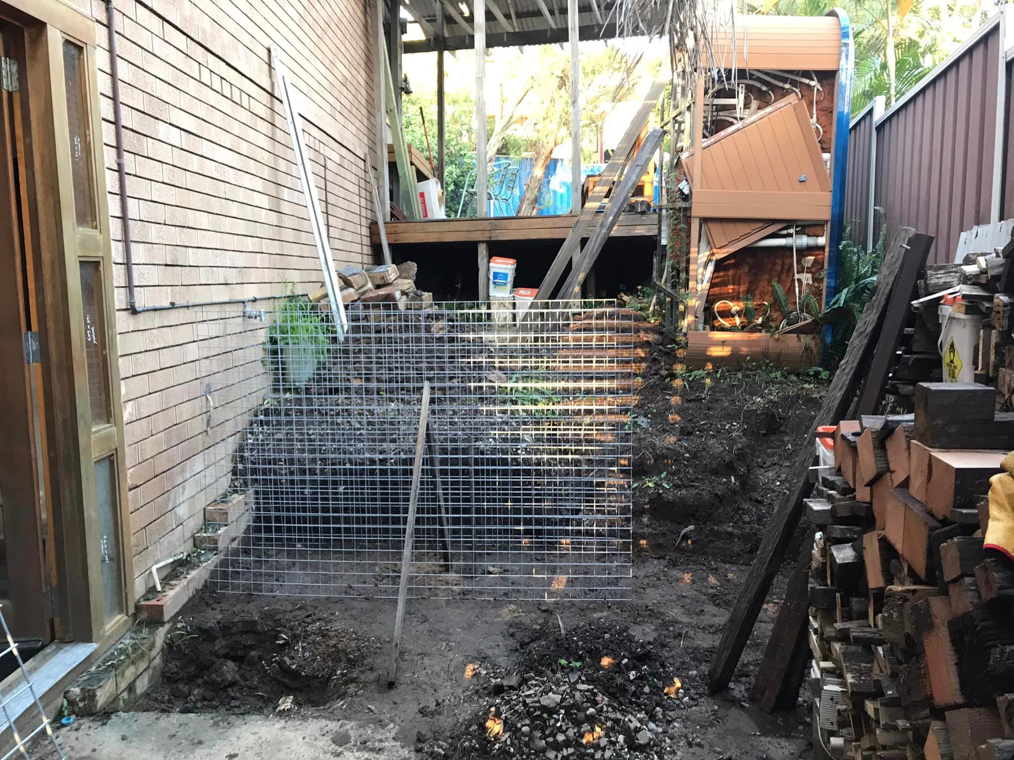 How to build a set of Gabion steps? | Bunnings Workshop community