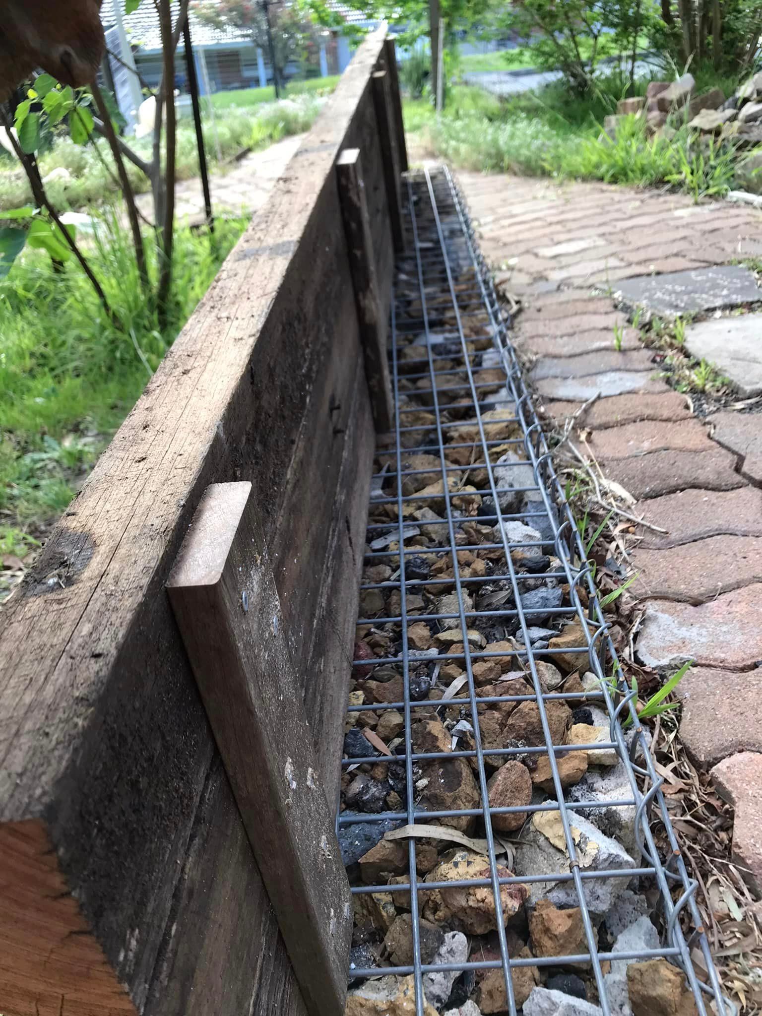 How to build a set of Gabion steps? | Bunnings Workshop community