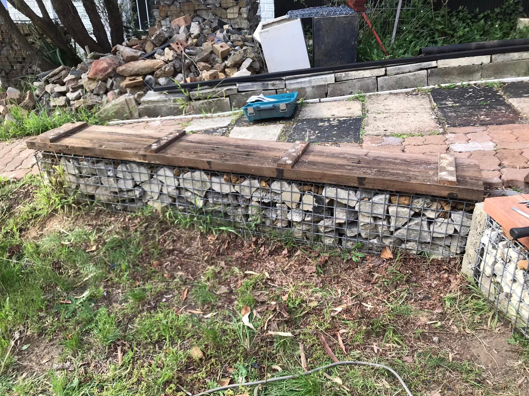 How to build a set of Gabion steps? | Bunnings Workshop community