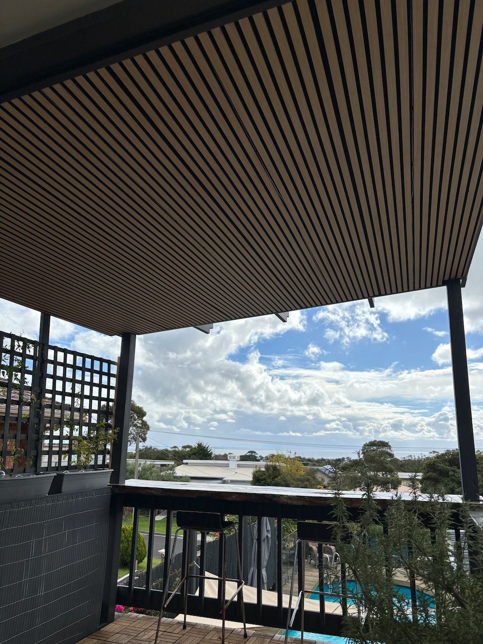 Alfresco feature ceiling panelling | Bunnings Workshop community
