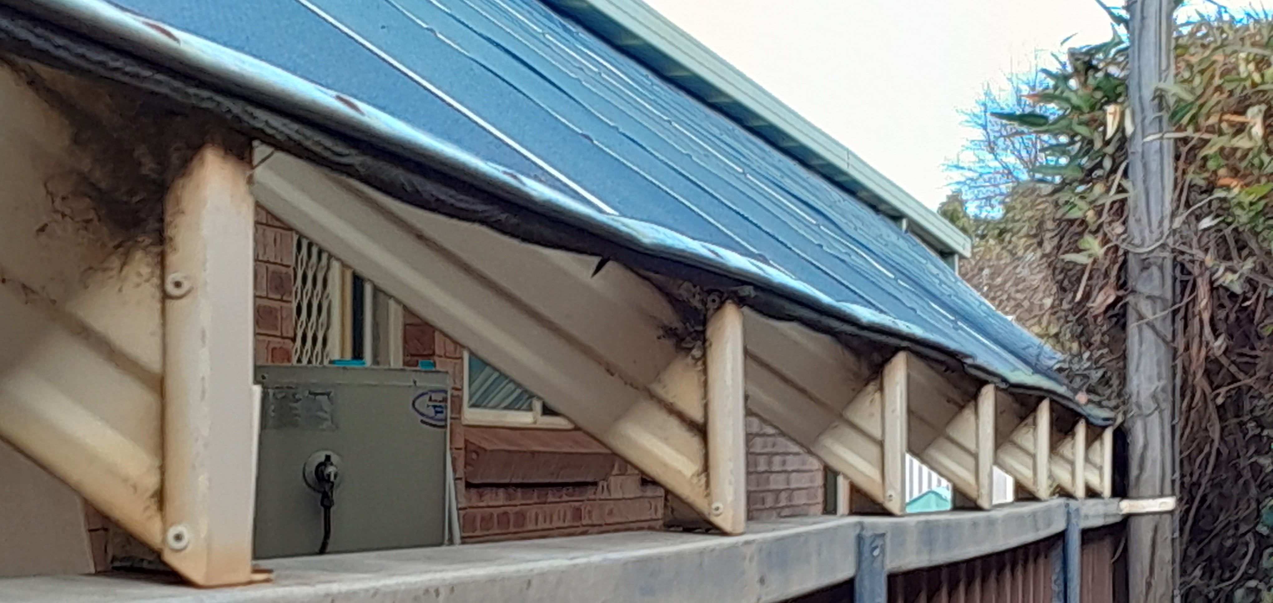 How to attach shade cloth from roof side... | Bunnings Workshop community