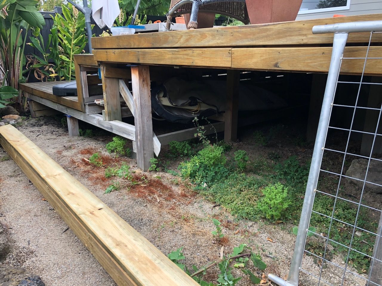 Under pool deck storage | Bunnings Workshop community