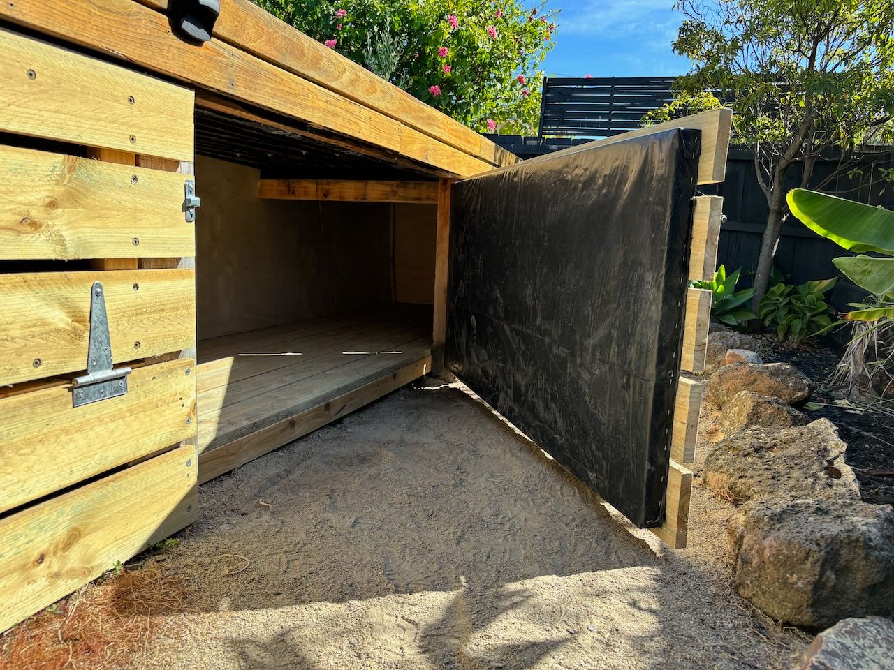 Under pool deck storage | Bunnings Workshop community