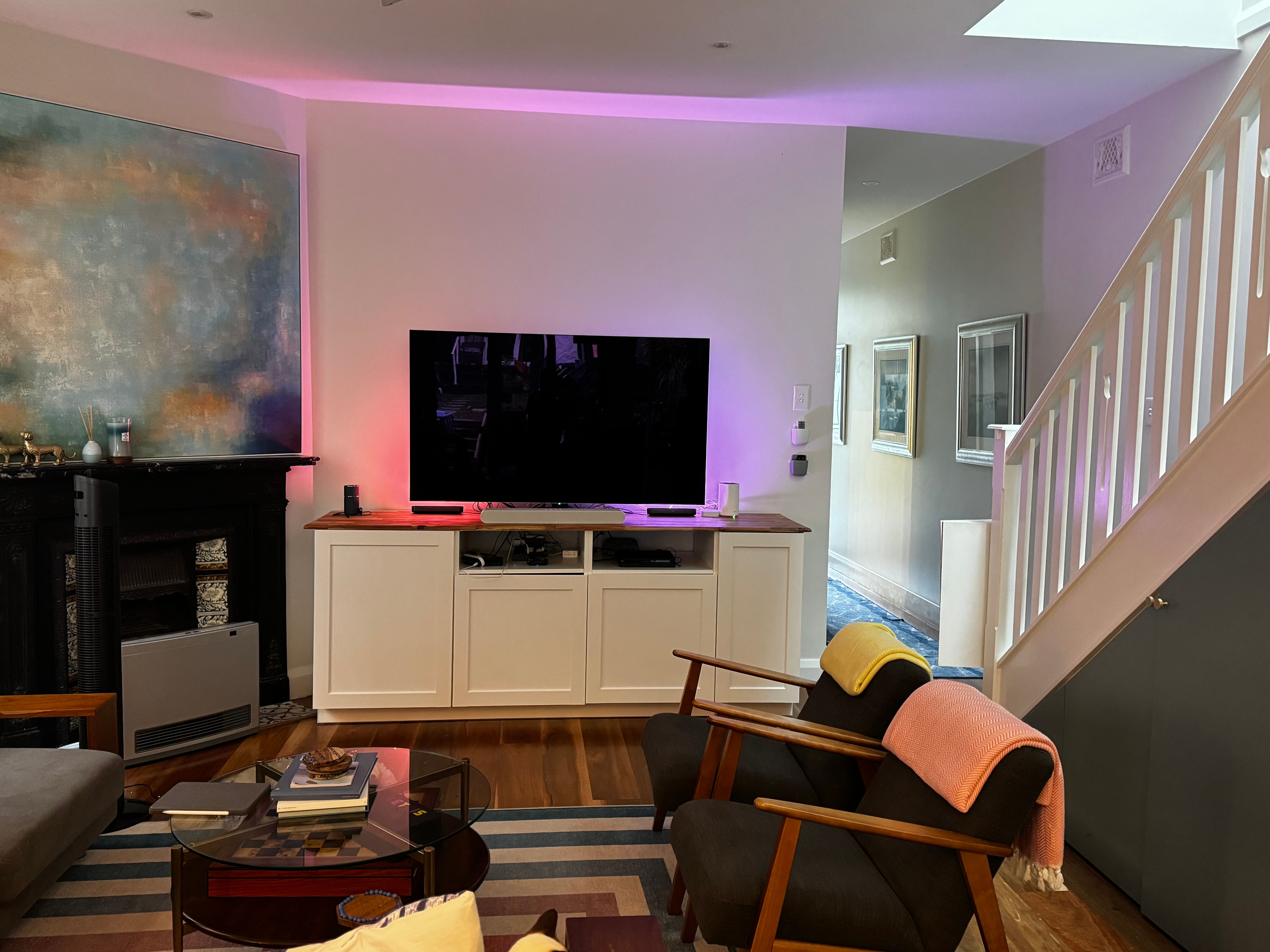 TV cabinet with laminex surround back pa... | Bunnings Workshop community