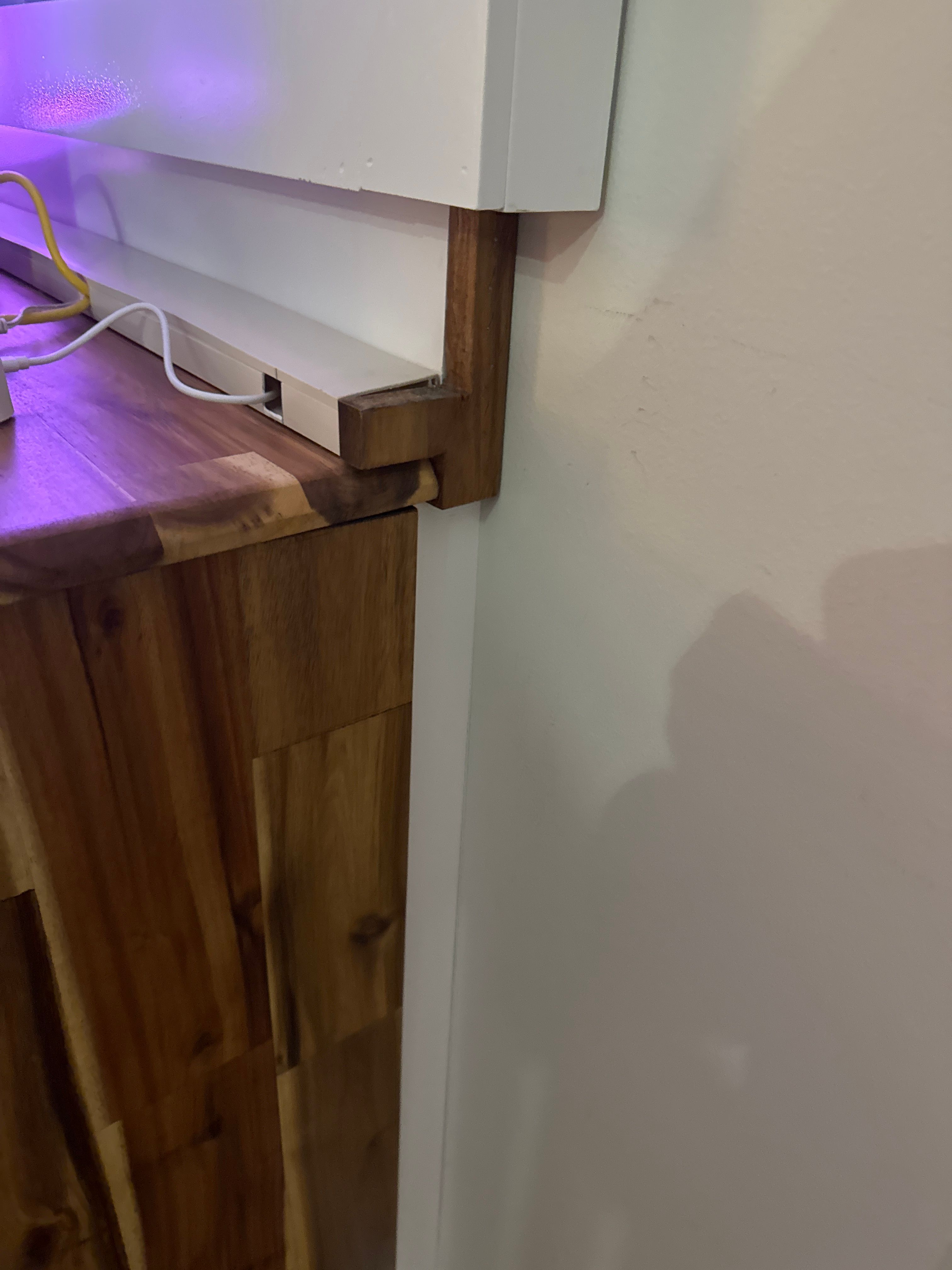 TV cabinet with laminex surround back pa... | Bunnings Workshop community