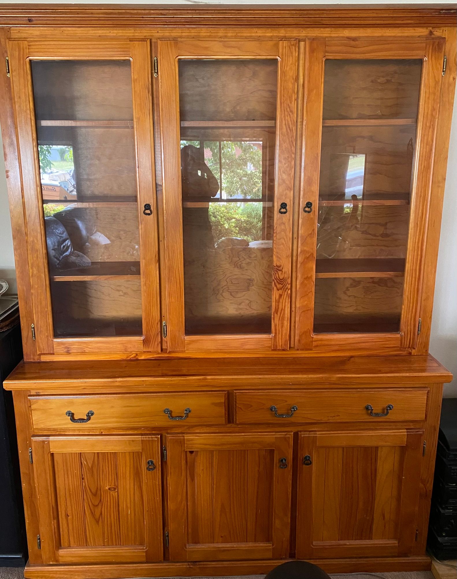 Upcycled Pine timber buffet & hutch | Bunnings Workshop community